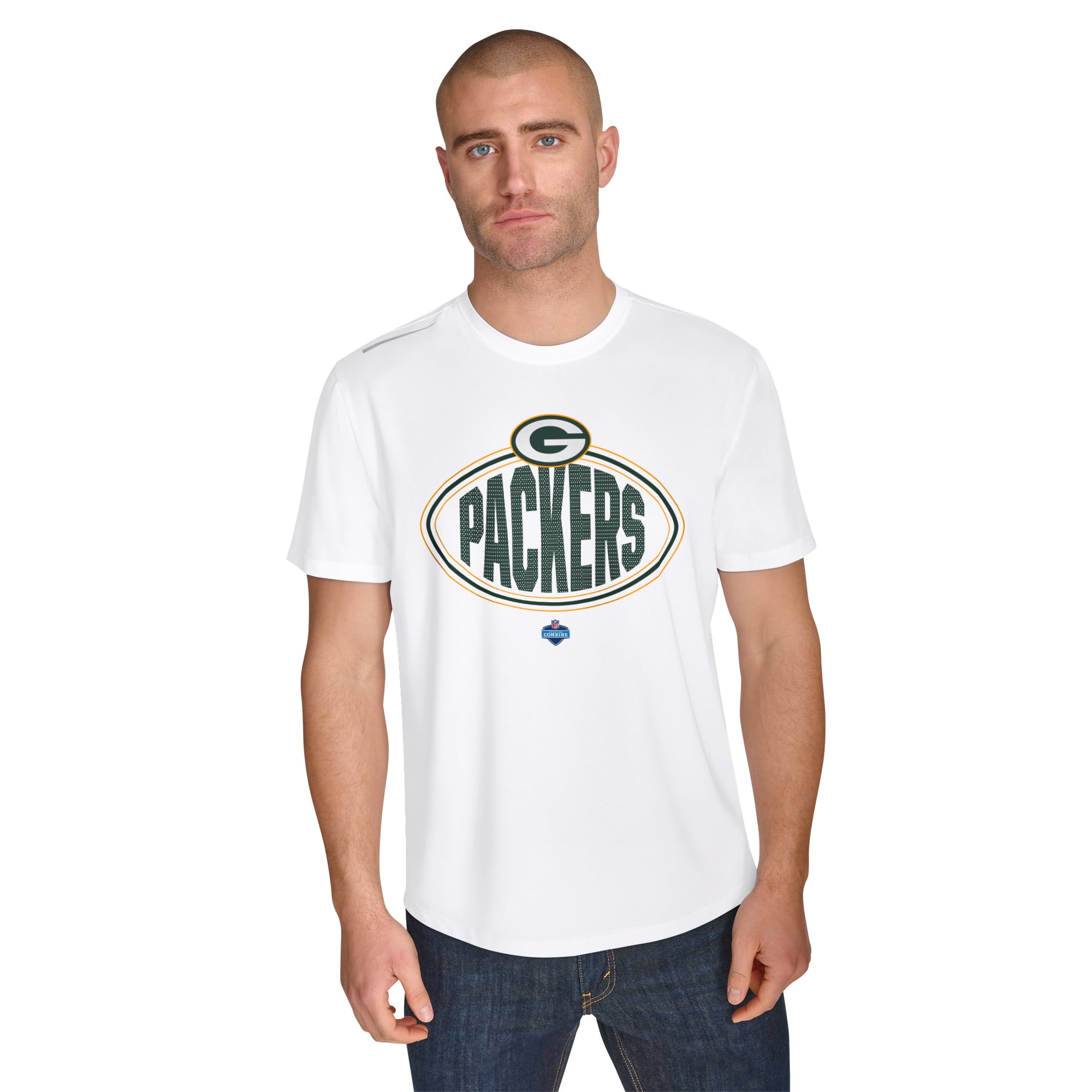 Men's NFL Combine Green Bay Packers Football Graphic T-shirt, Sizes S ...
