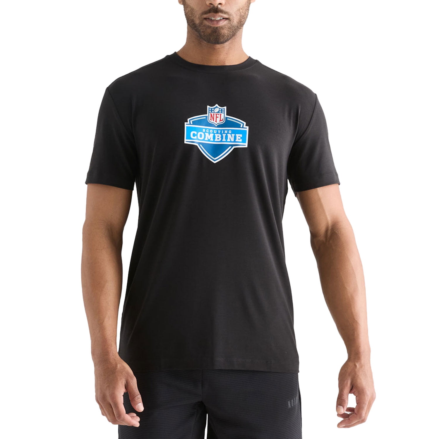 Men's NOBULL Black 2024 NFL Combine Shield T-Shirt - Walmart.com