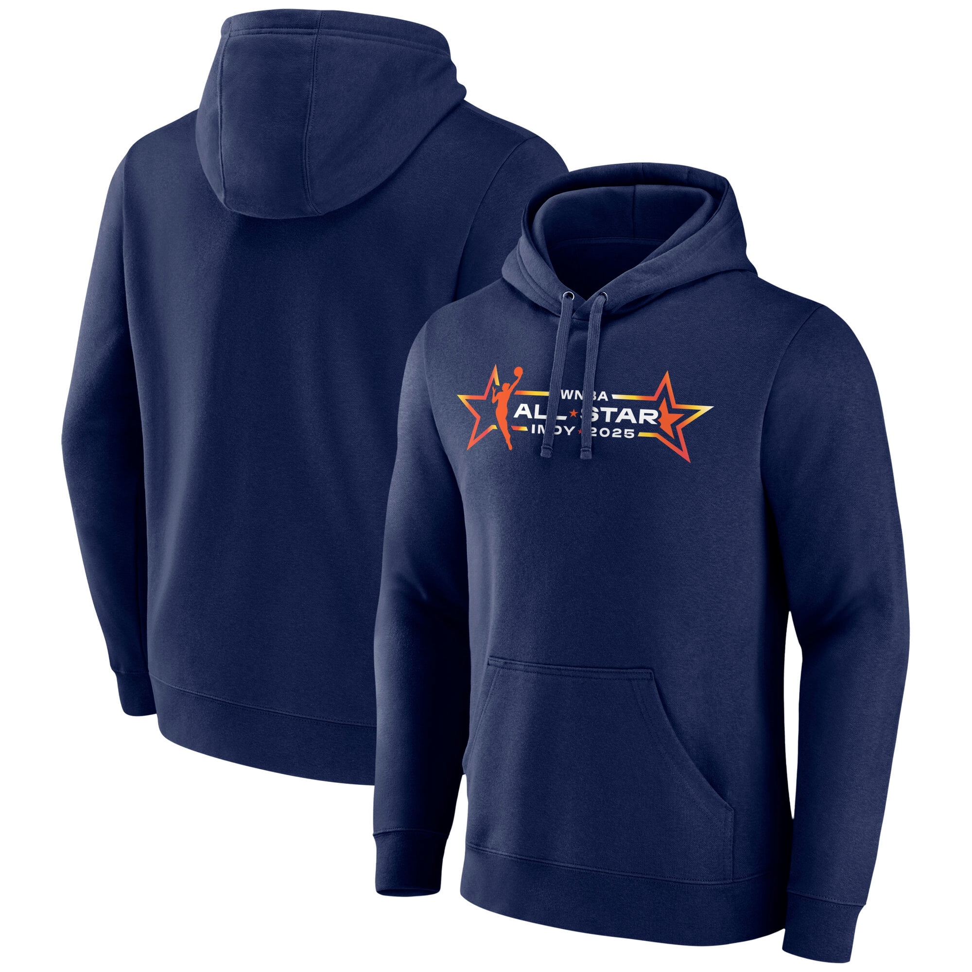 Men's Navy 2025 WNBA All-Star Game Logo Pullover Hoodie - Walmart.com