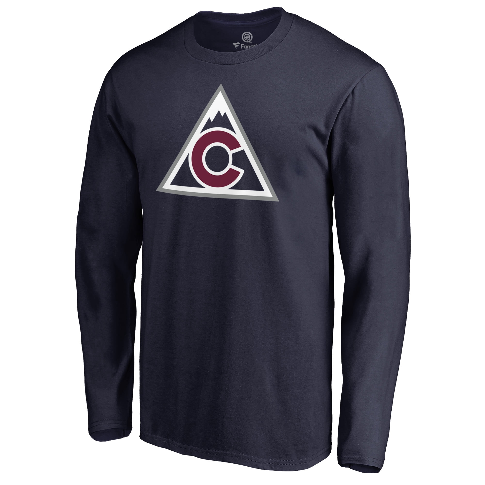 Men's Navy Colorado Avalanche Team Alternate Long Sleeve T-Shirt ...