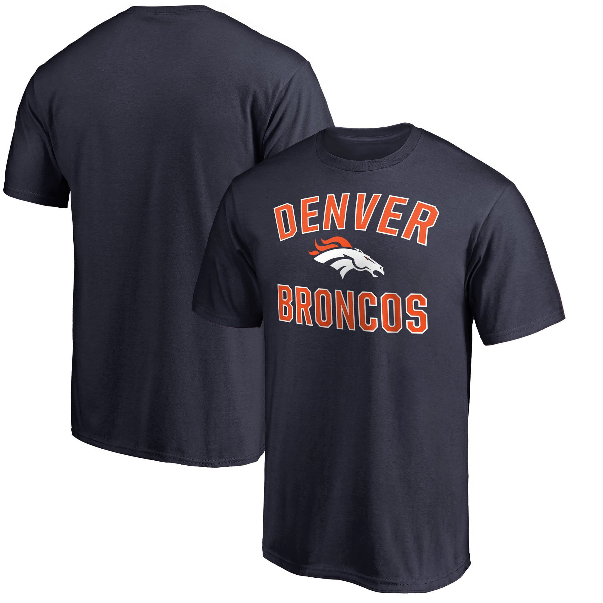 Men's Navy Denver Broncos Victory Arch T-Shirt - Walmart.com