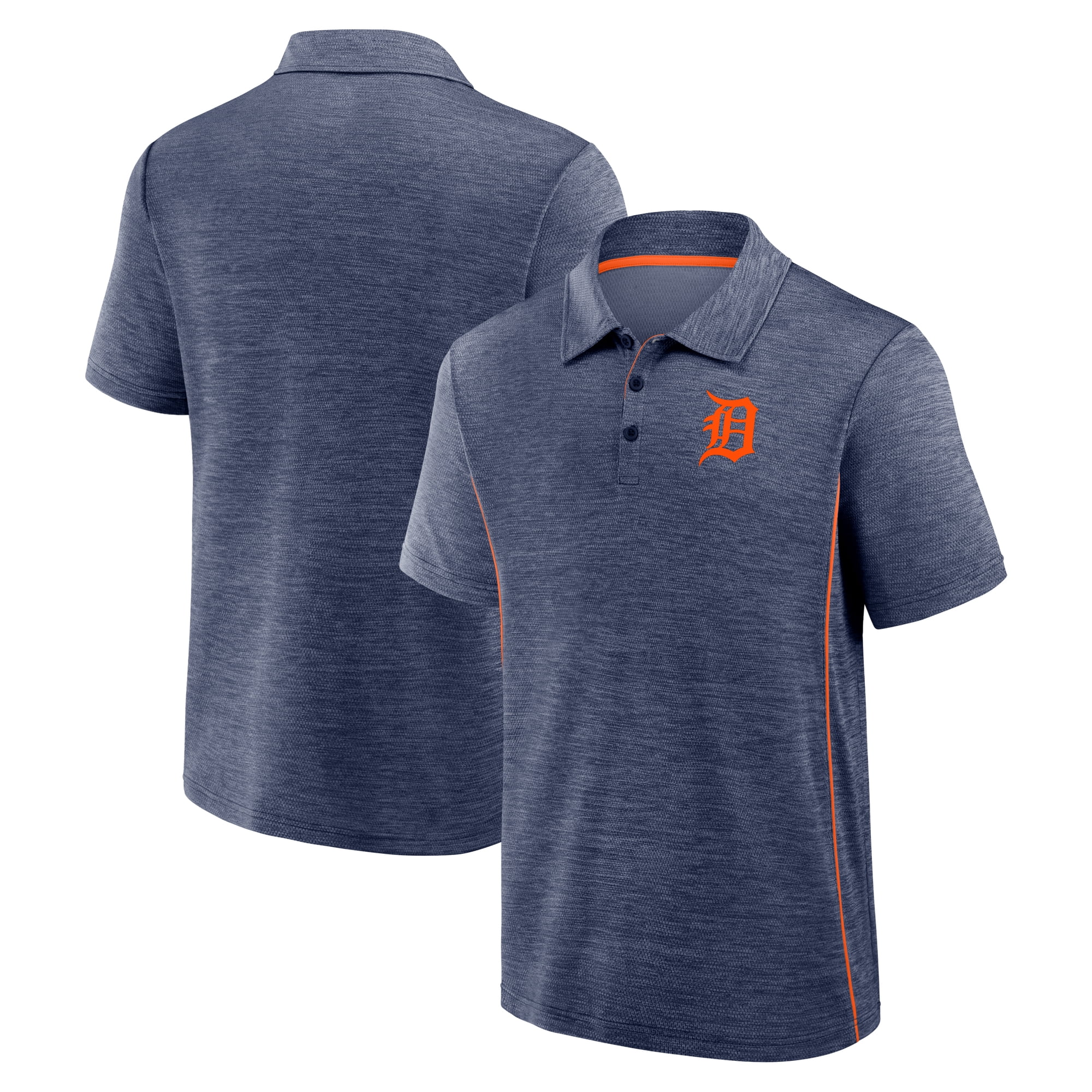 Detroit Tigers Men's Navy Power Push Mesh Polo, Up to Size 3XL ...