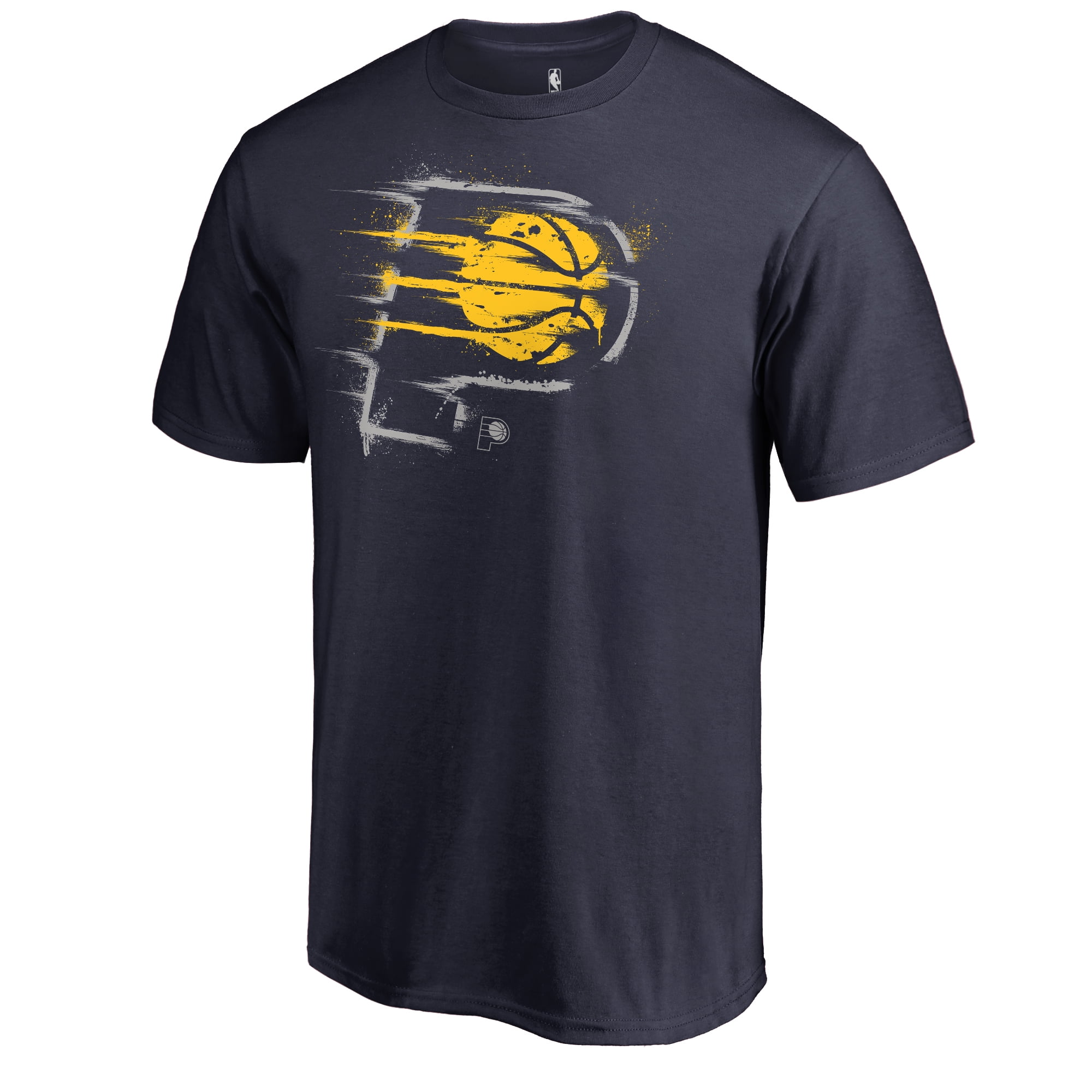 Men's Navy Indiana Pacers Splatter Logo T-Shirt - Walmart.com