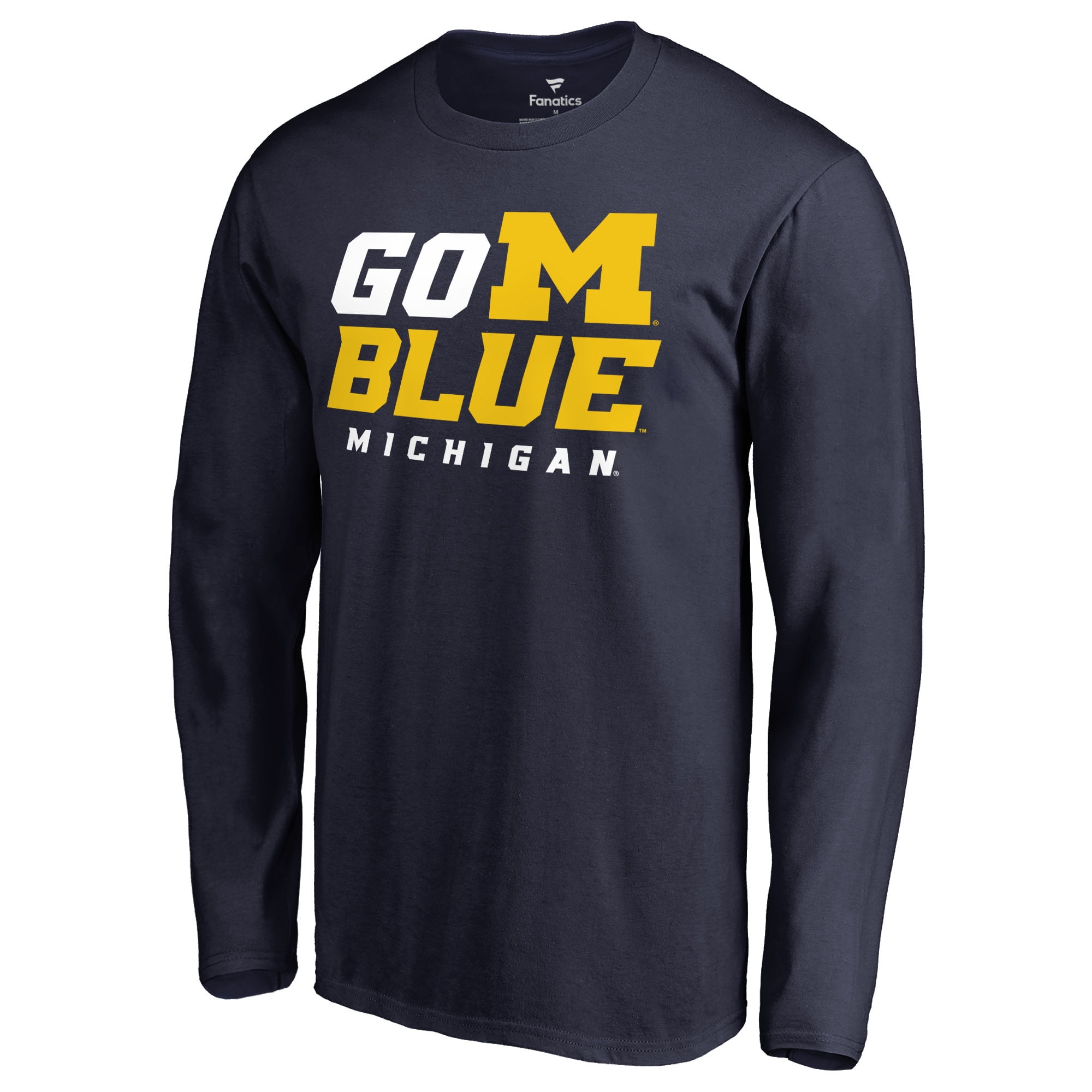 Men's Navy Michigan Wolverines Hometown Collection Go Blue Long Sleeve ...