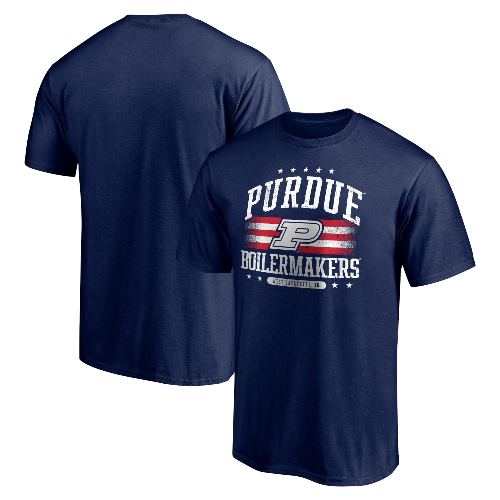 Men's Navy Purdue Boilermakers Americana T-Shirt - Walmart.com