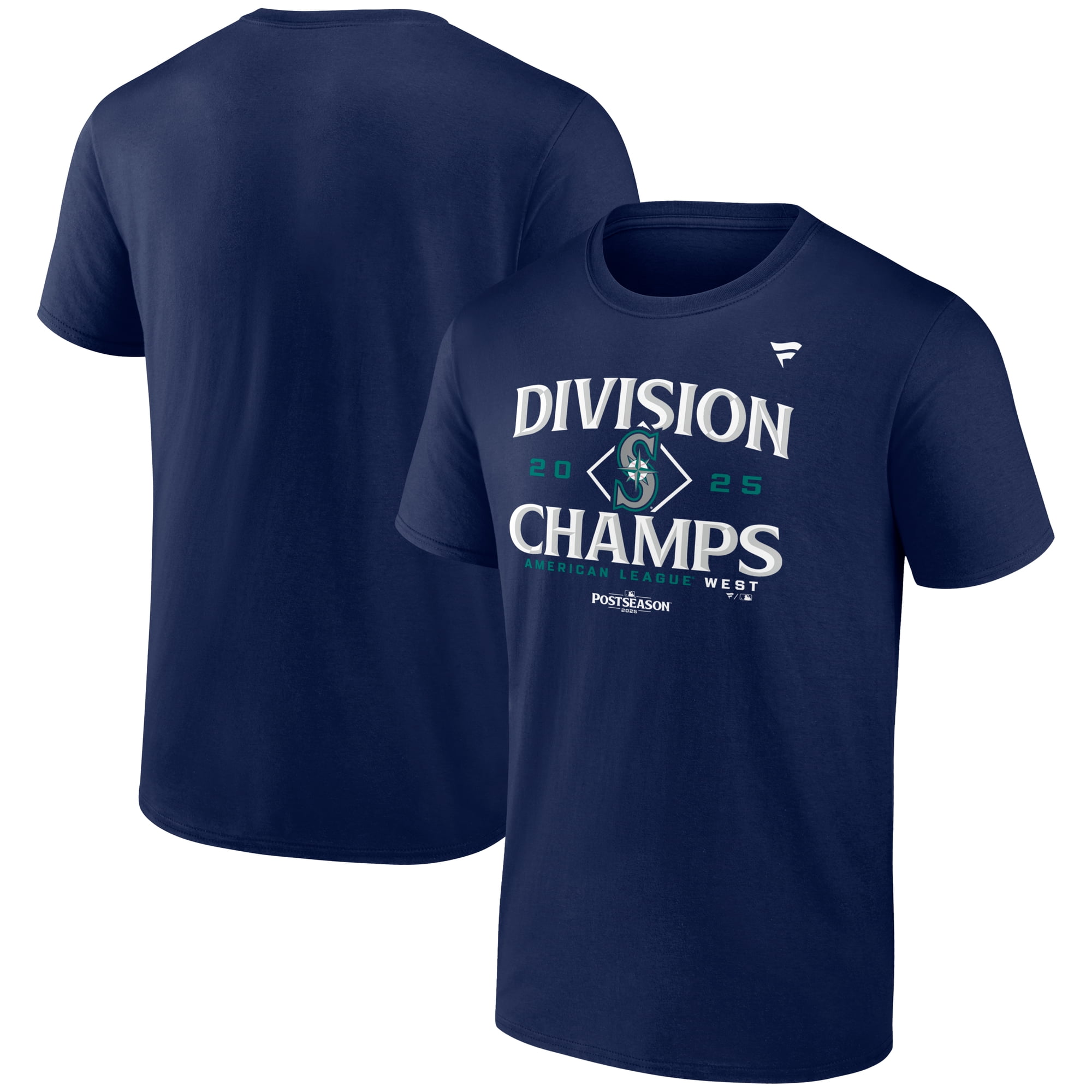 Men's Navy Seattle Mariners 2025 AL West Division Champions Locker Room ...