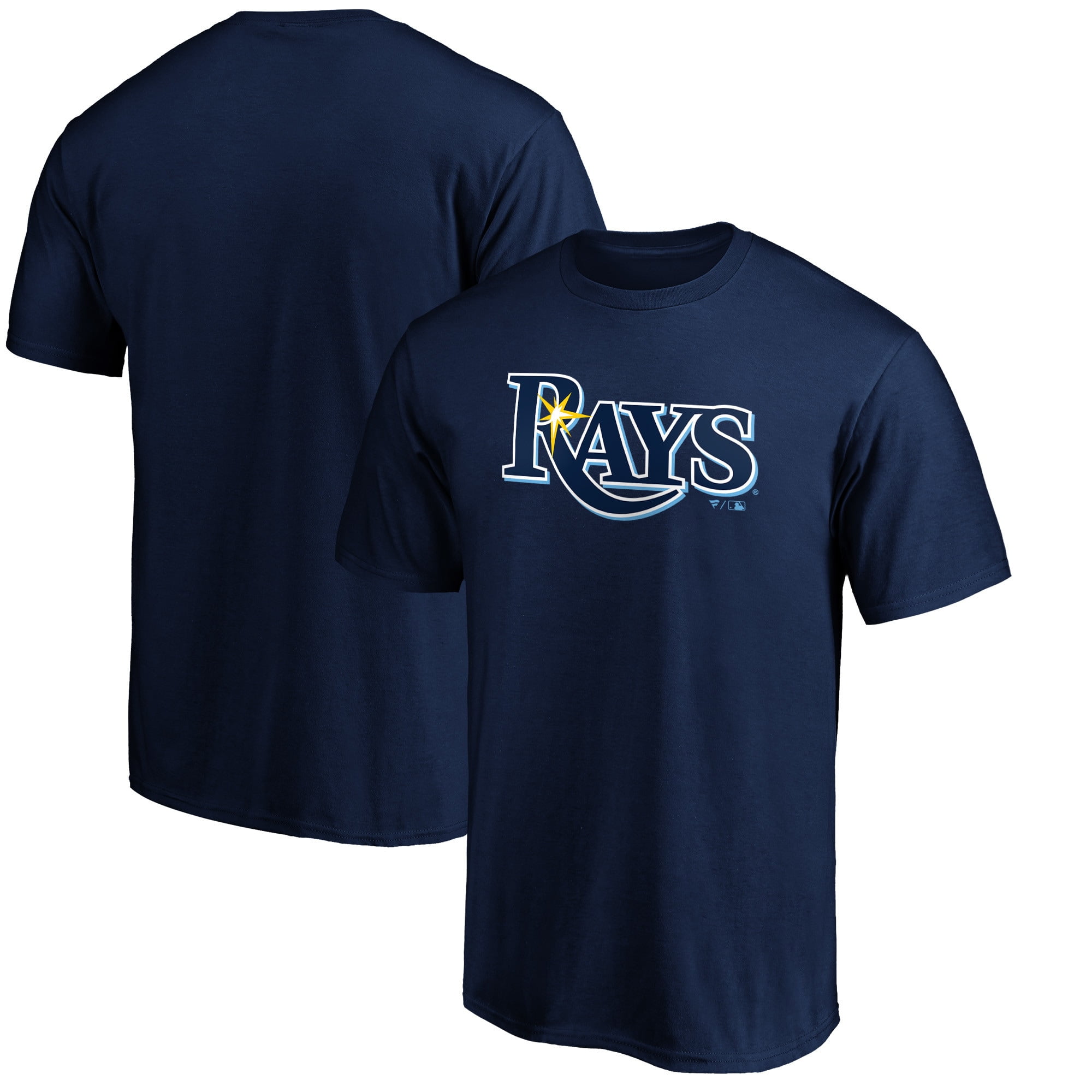 Men's Navy Tampa Bay Rays Official Wordmark Team T-Shirt - Walmart.com
