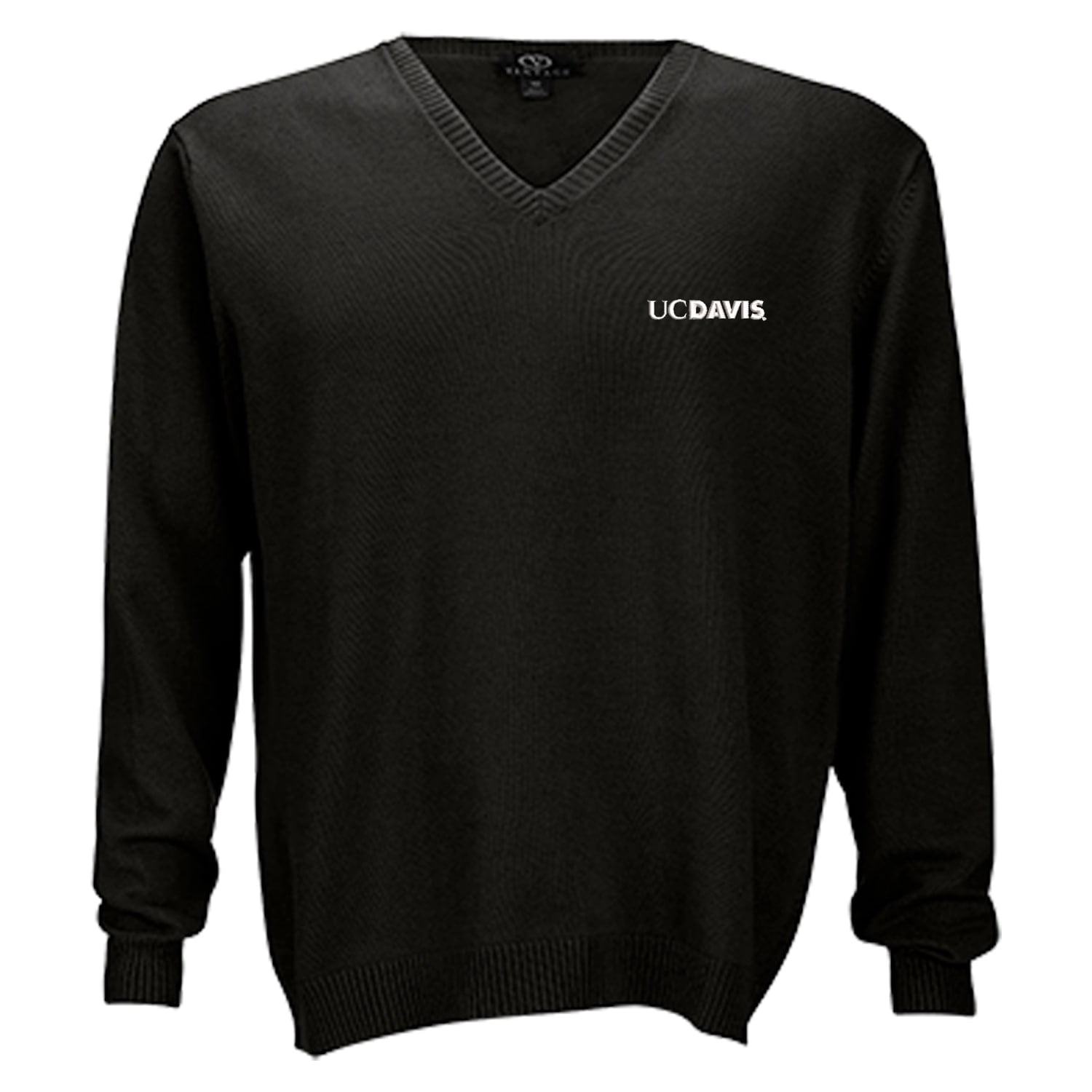 Men's Navy UC Davis Aggies Clubhouse V-Neck Pullover Sweater - Walmart.com