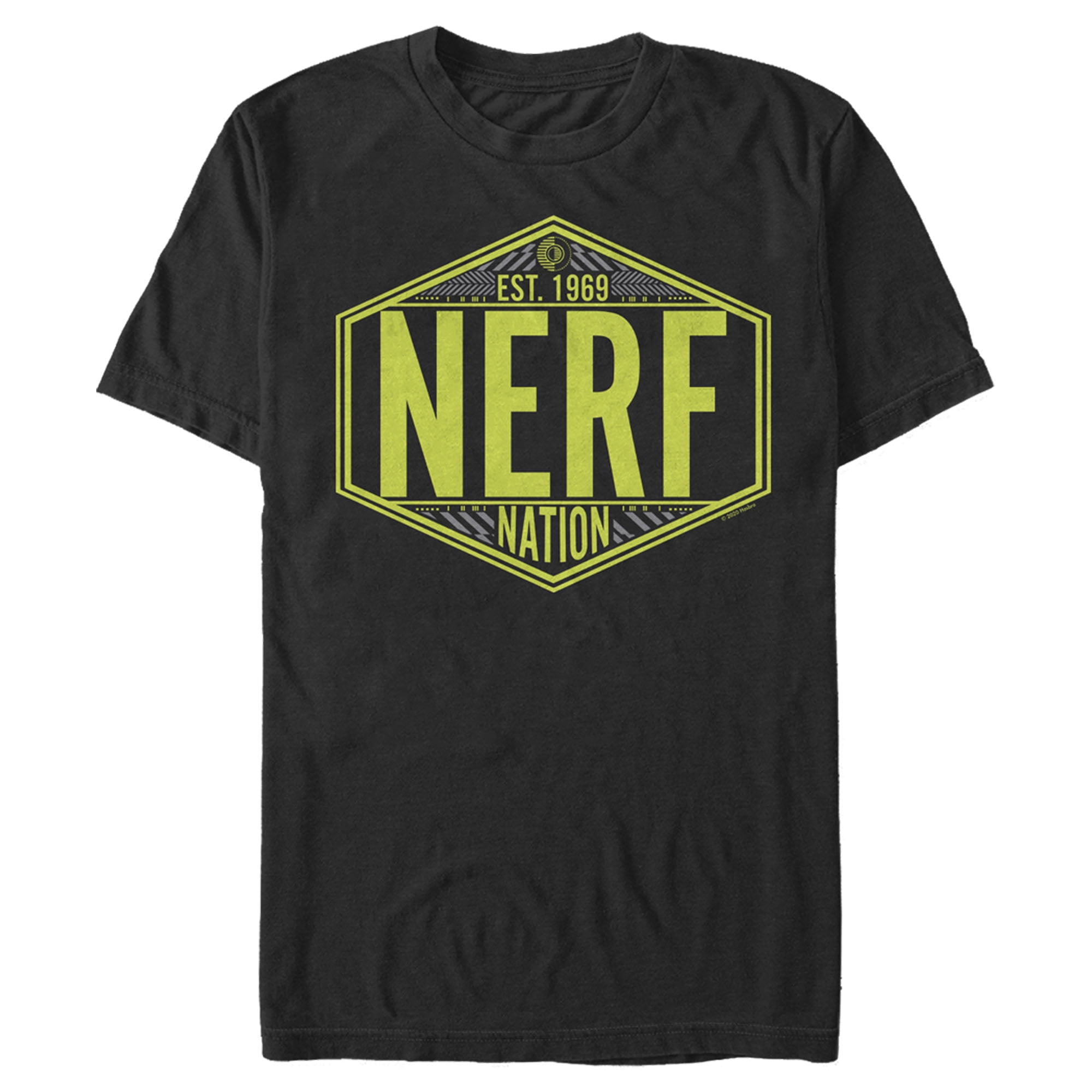 Men's Nerf Nerf Nation Badge Graphic Tee Black 3X Large - Walmart.com
