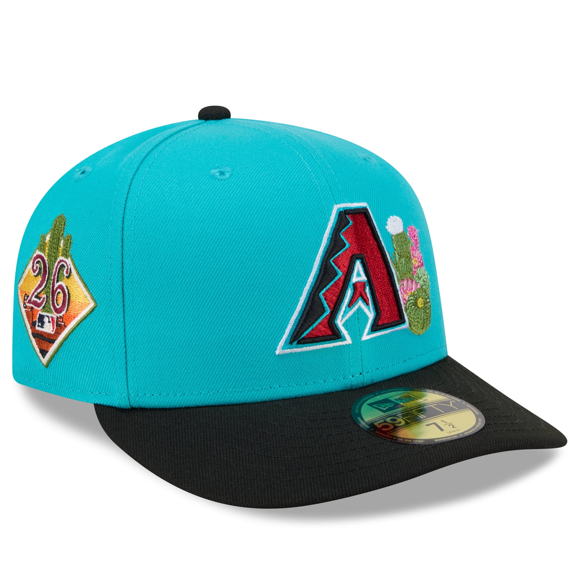 Men's New Era Aqua/Black Arizona Diamondbacks 2026 Spring Training ...
