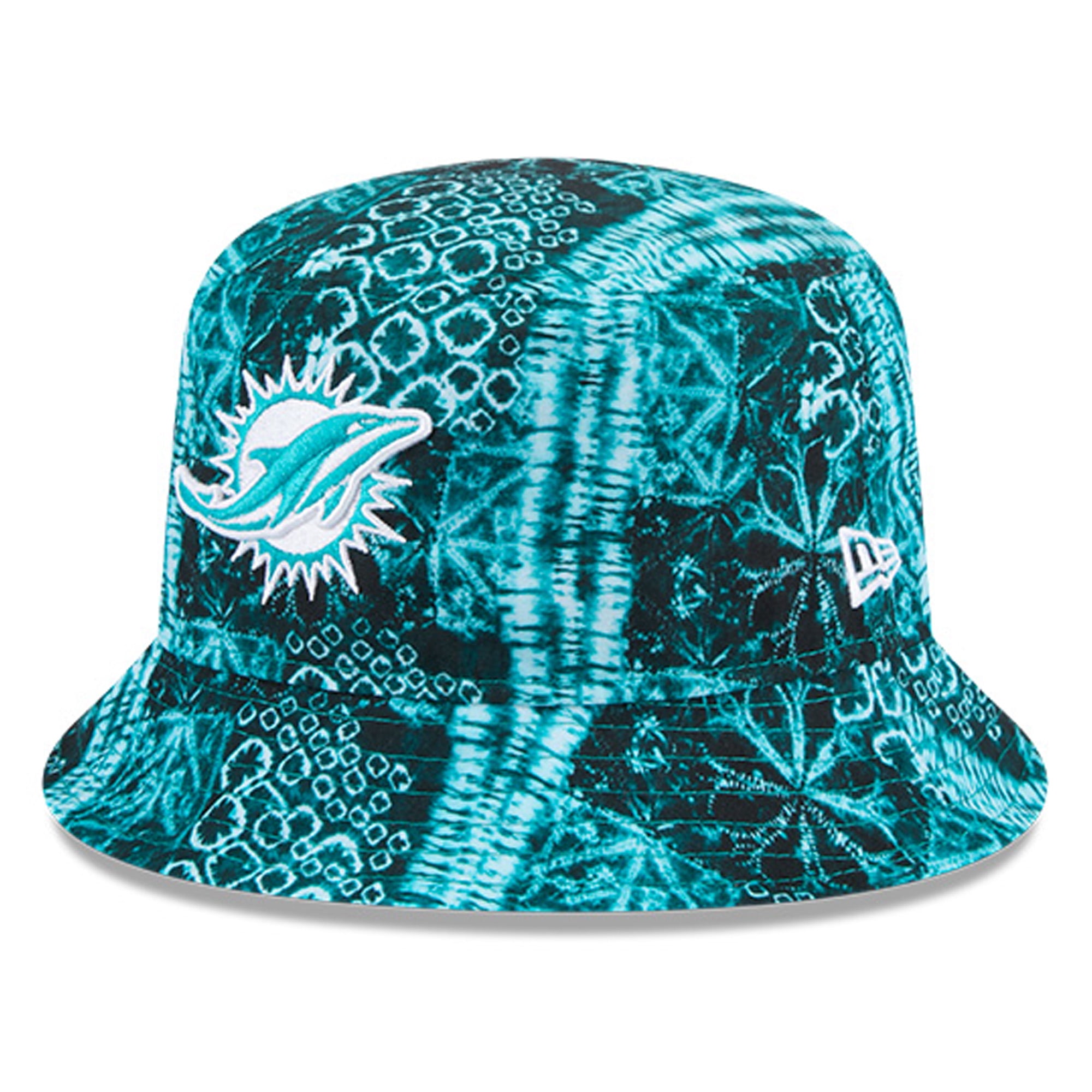 Men's New Era Aqua Miami Dolphins Shibori Bucket Hat - Walmart.com