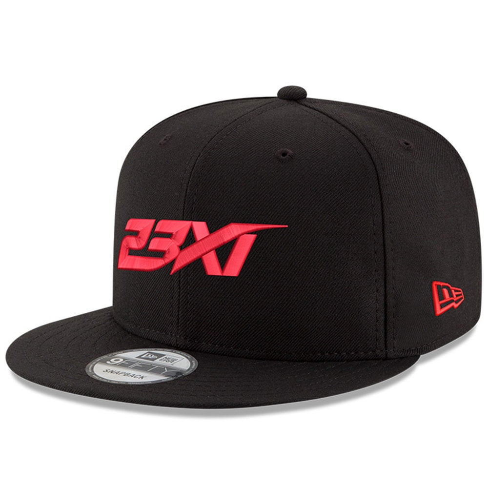 Men's New Era Black 23XI Racing New Logo 9FIFTY Snapback Hat - Walmart.com