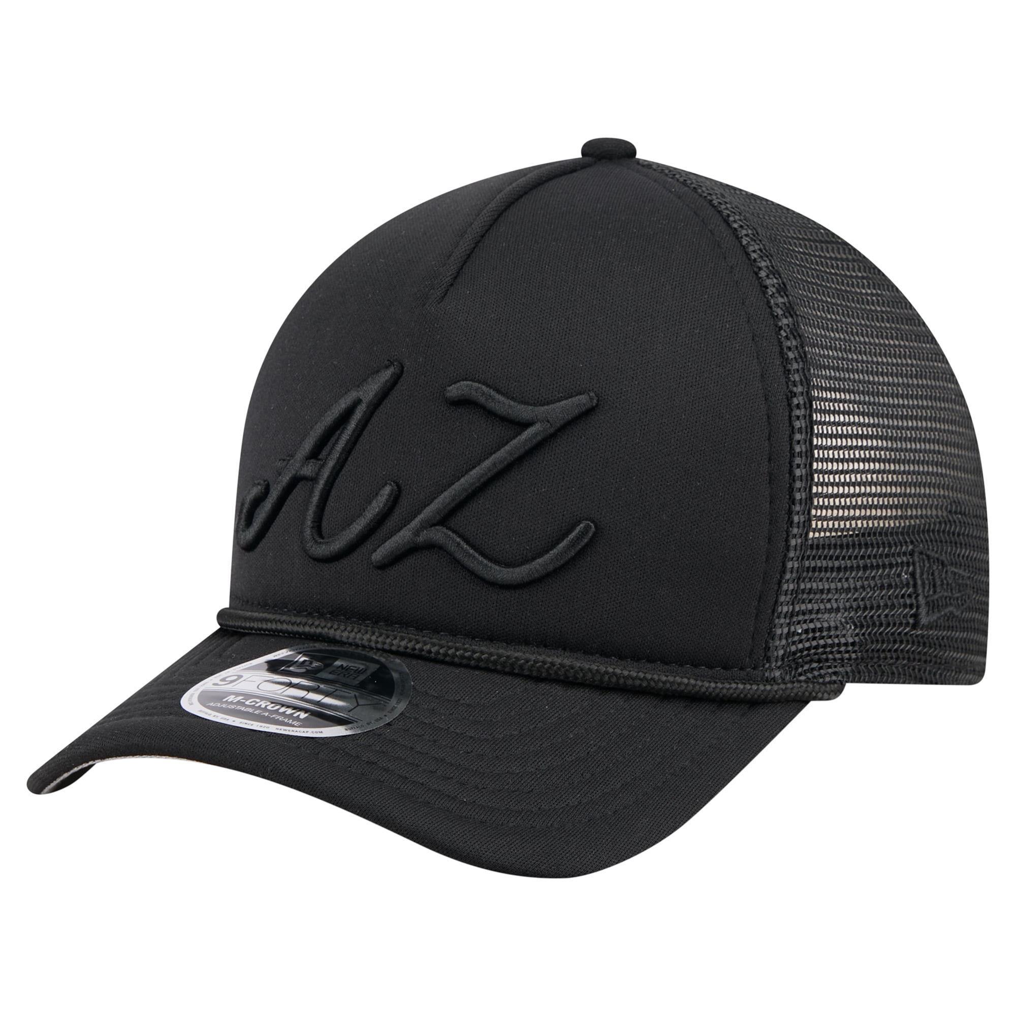 Men's New Era Black Arizona Diamondbacks City Initial 9FORTY A-Frame M ...
