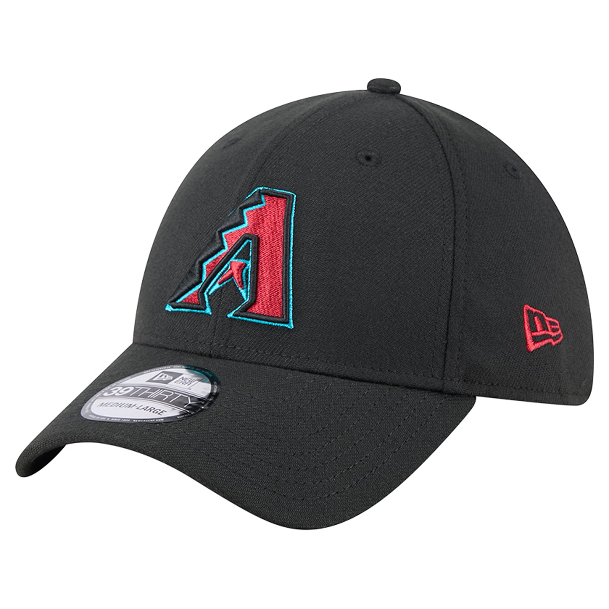 Men's New Era Black Arizona Diamondbacks Logo 39THIRTY Flex Hat ...
