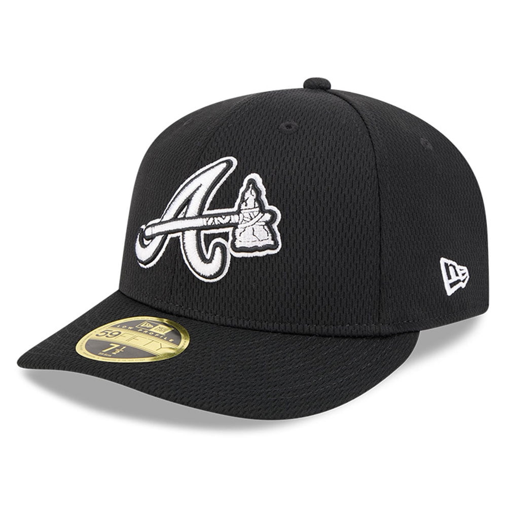 Men's New Era Black Atlanta Braves 2025 MLB Clubhouse Low Profile ...