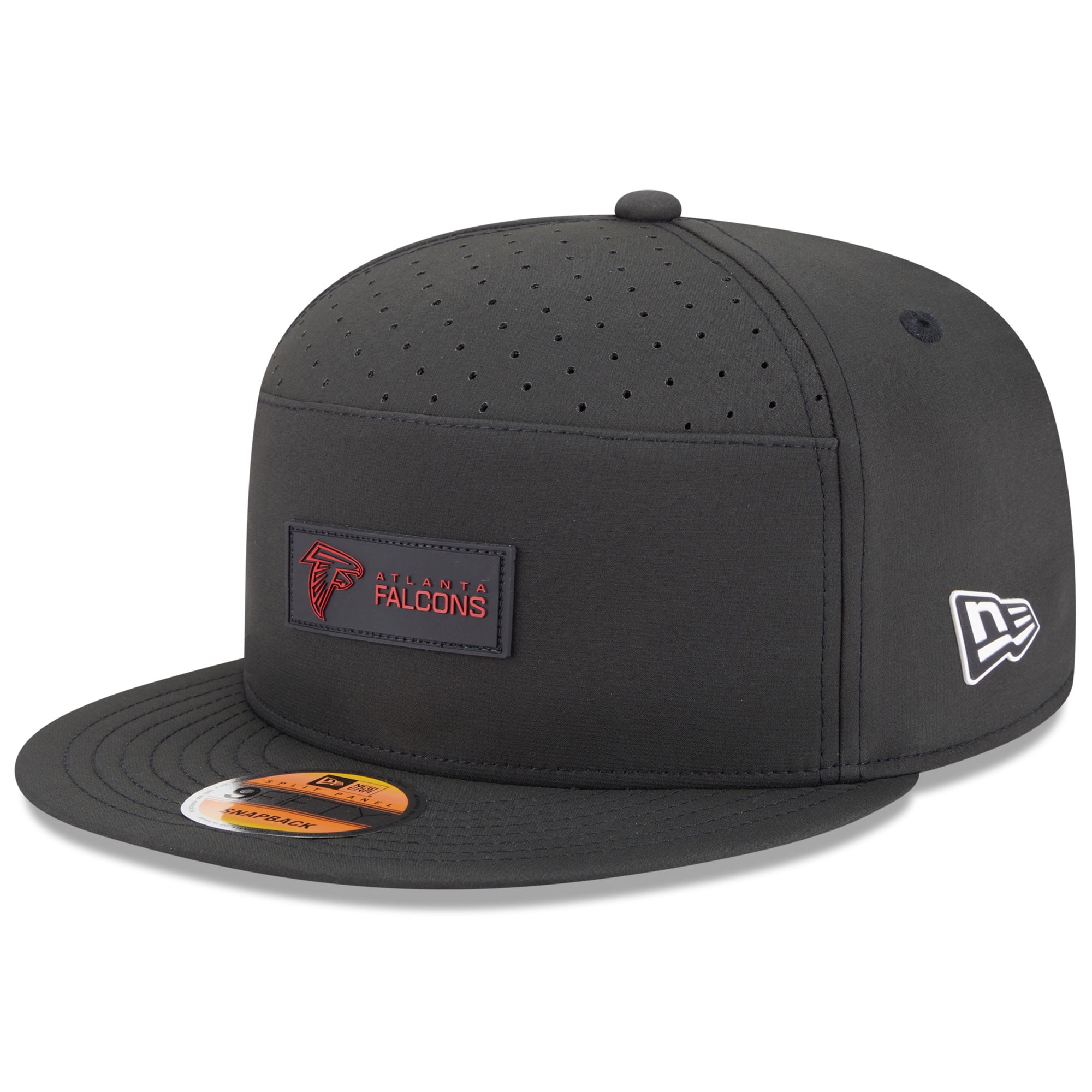Men's New Era Black Atlanta Falcons 2025 Sideline Split Panel 9FIFTY ...