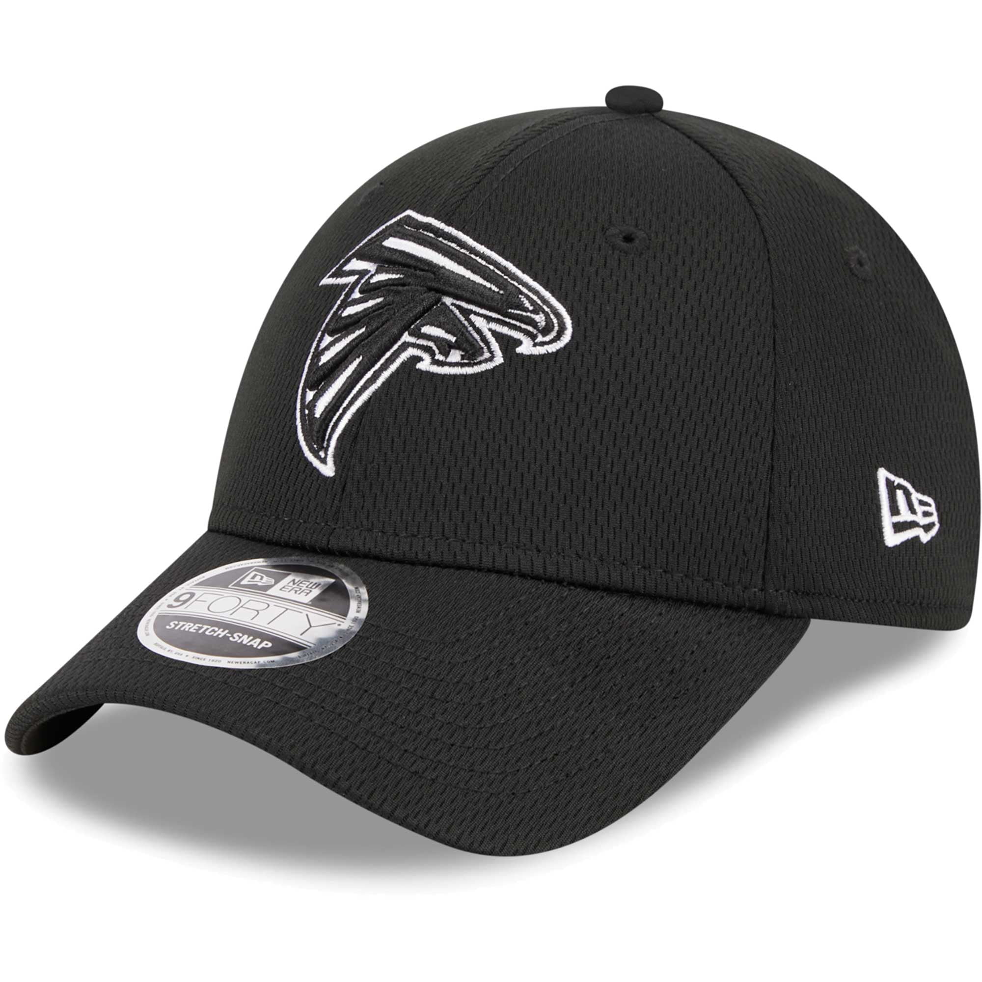 Men's New Era Black Atlanta Falcons Main B-Dub 9FORTY Adjustable Hat ...