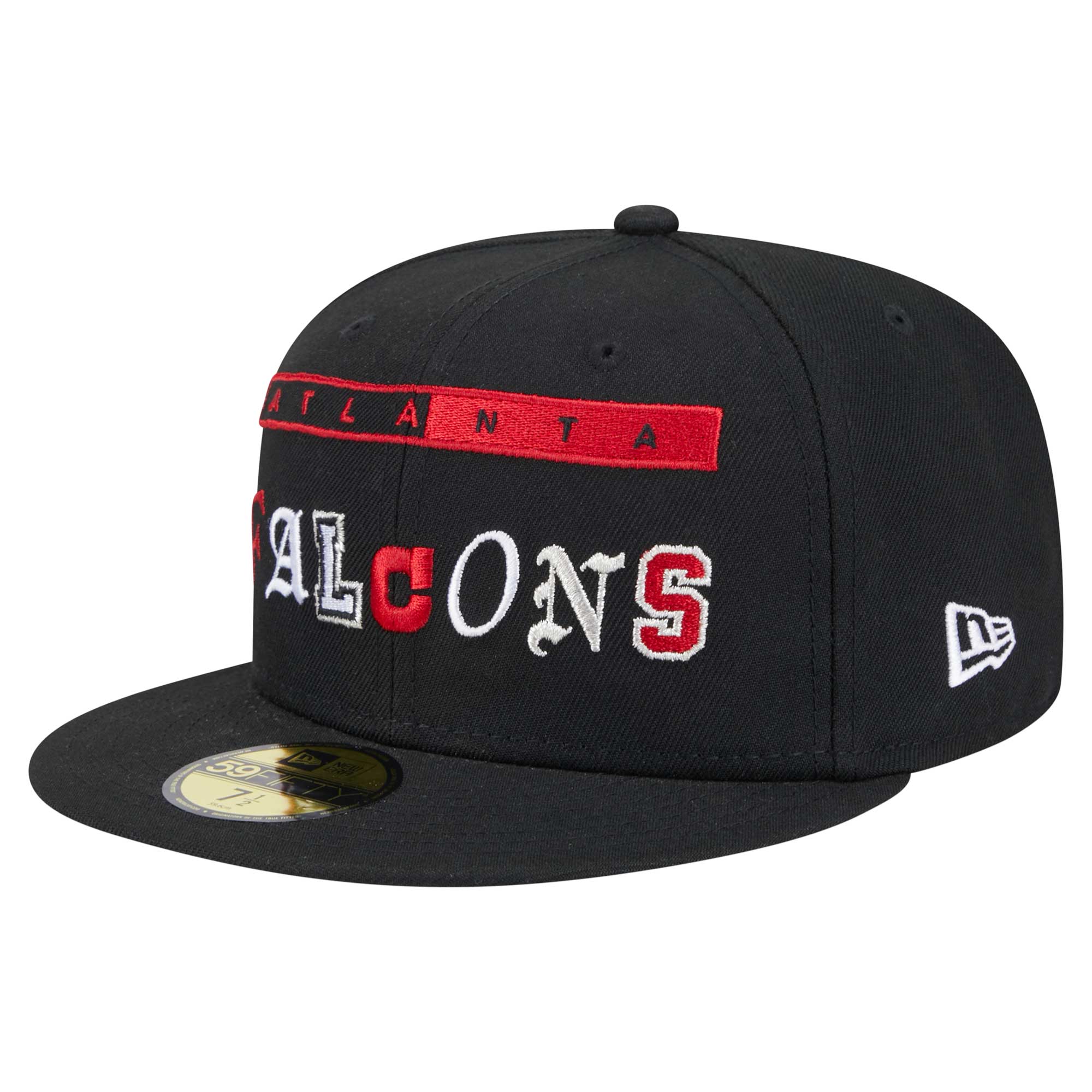 Men's New Era Black Atlanta Falcons Ransom 59FIFTY Fitted Hat - Walmart.com
