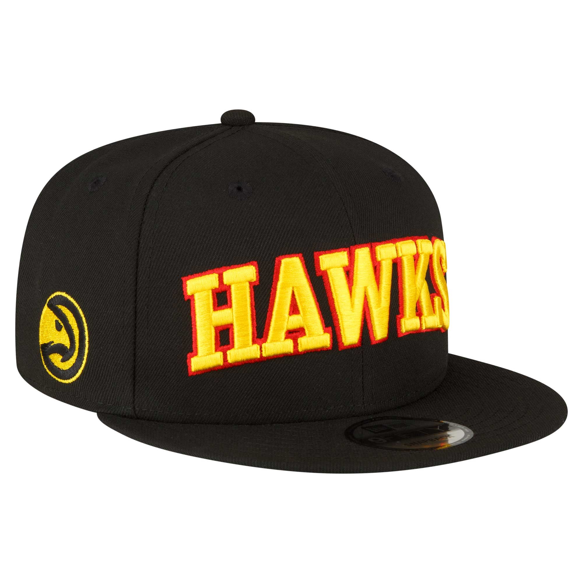 Men's New Era Black Atlanta Hawks Jersey Hook Statement Edition 9FIFTY ...