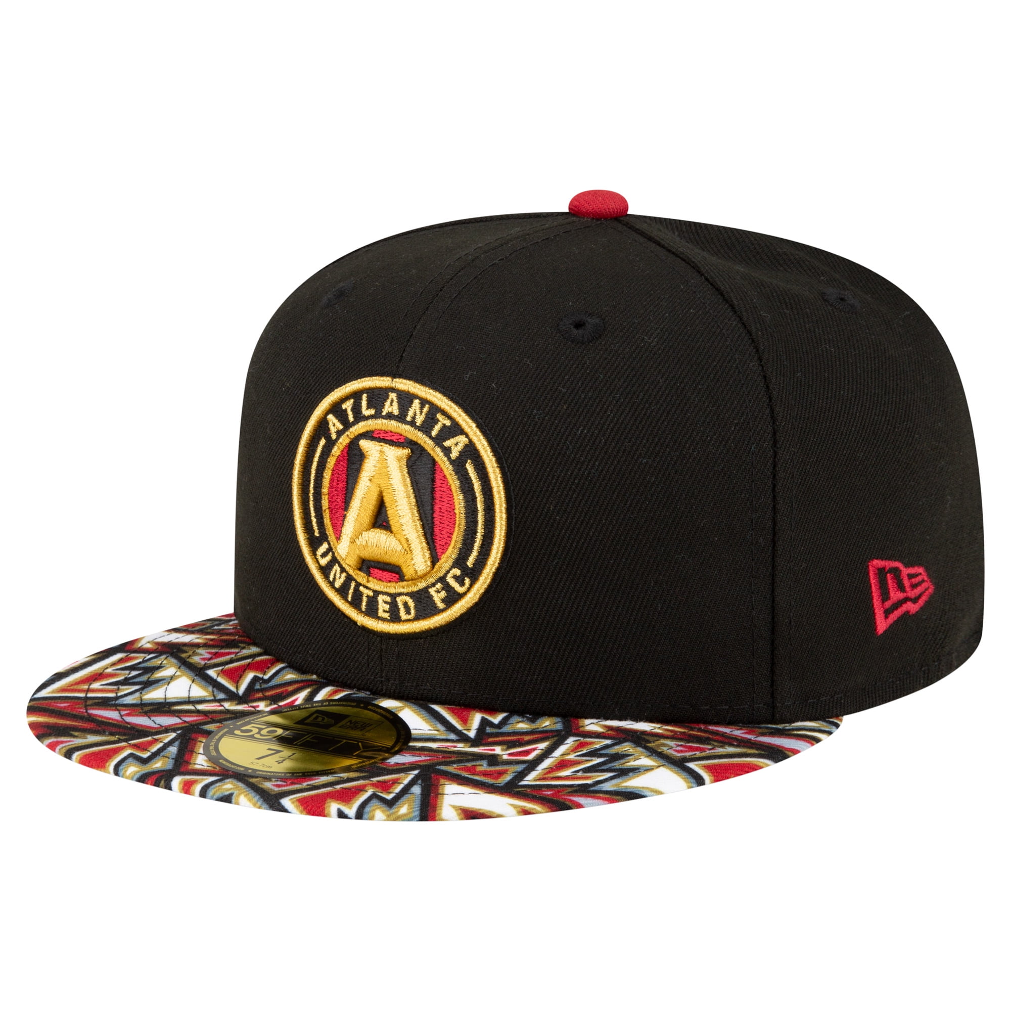 Men's New Era Black Atlanta United FC Element Tech Pack 59FIFTY Fitted ...