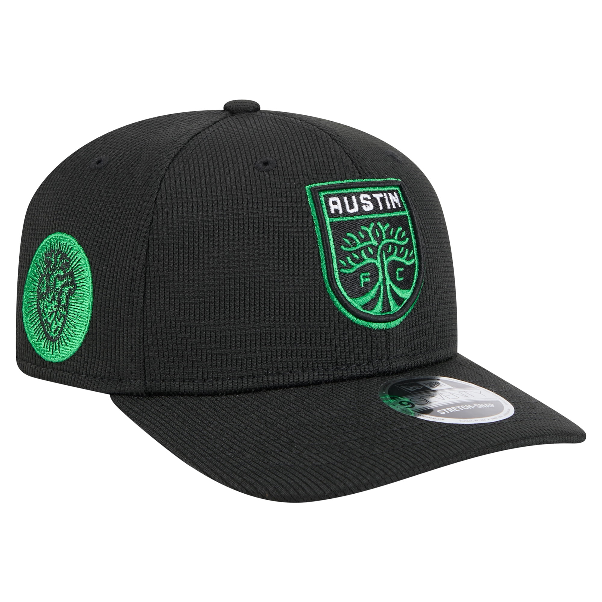 Men's New Era Black Austin FC 2025 Jersey Hook 9SEVENTY Stretch-Snap ...