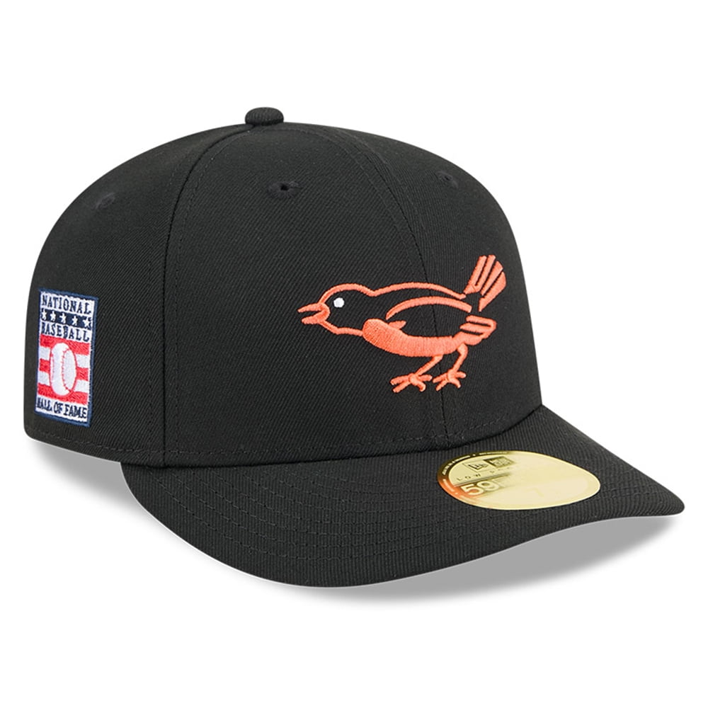 Men's New Era Black Baltimore Orioles Baseball Hall of Fame 59FIFTY Low ...