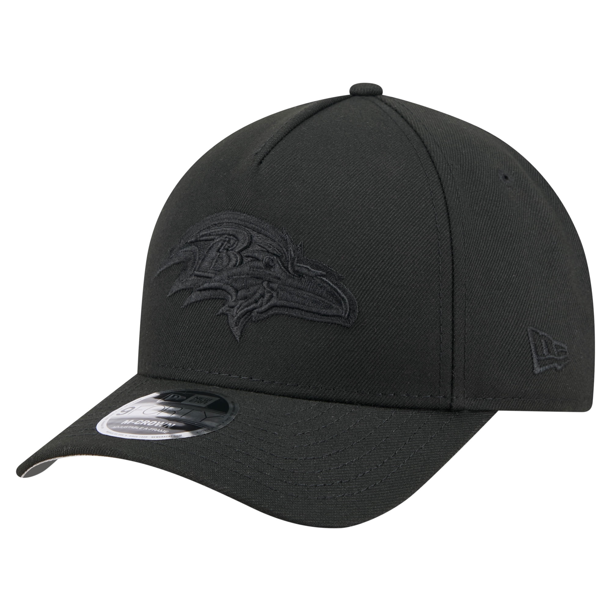 Men's New Era Black Baltimore Ravens Team Collection 9FORTY M-Crown A ...