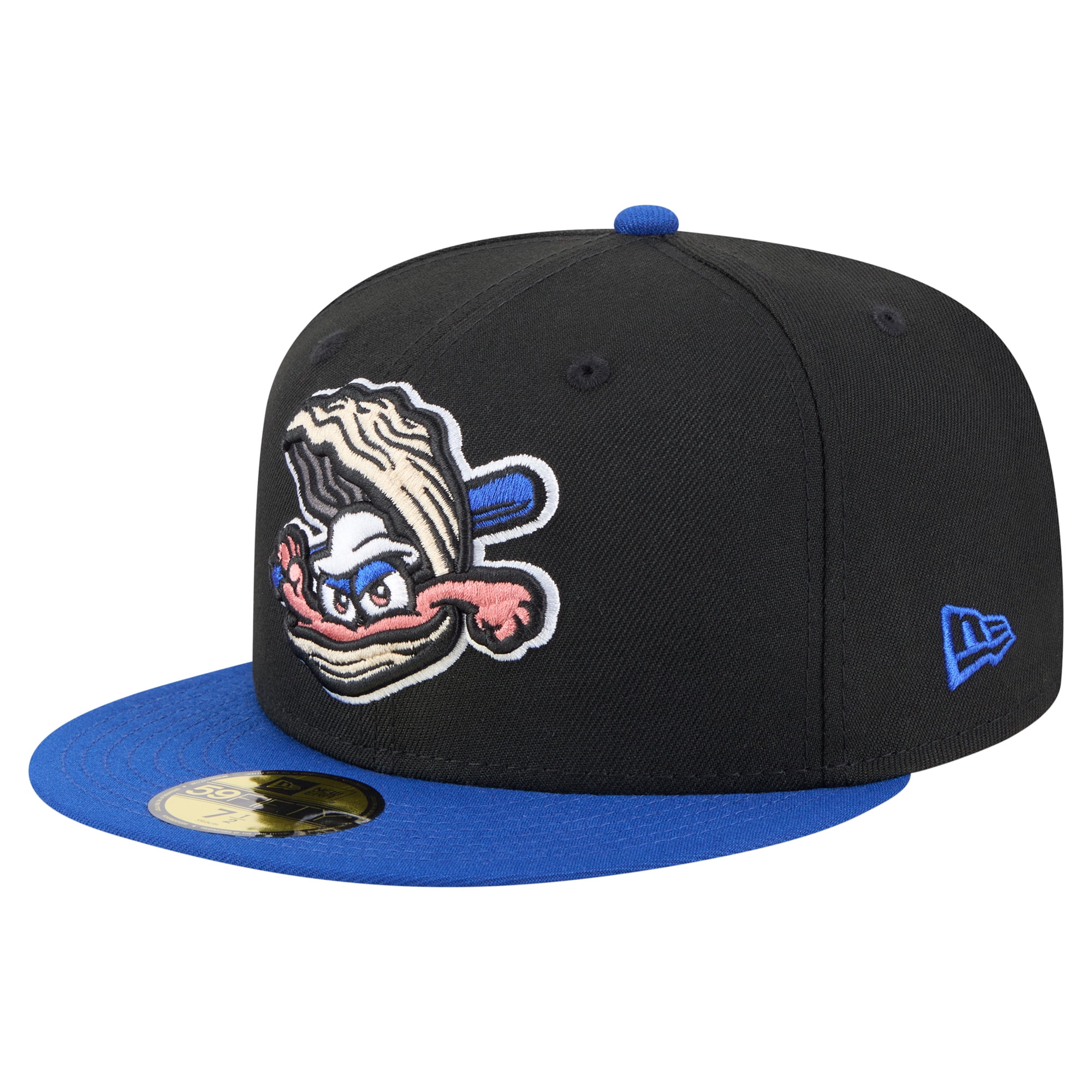 Men's-New Era Black/Blue Biloxi Shuckers Authentic Collection 59FIFTY ...