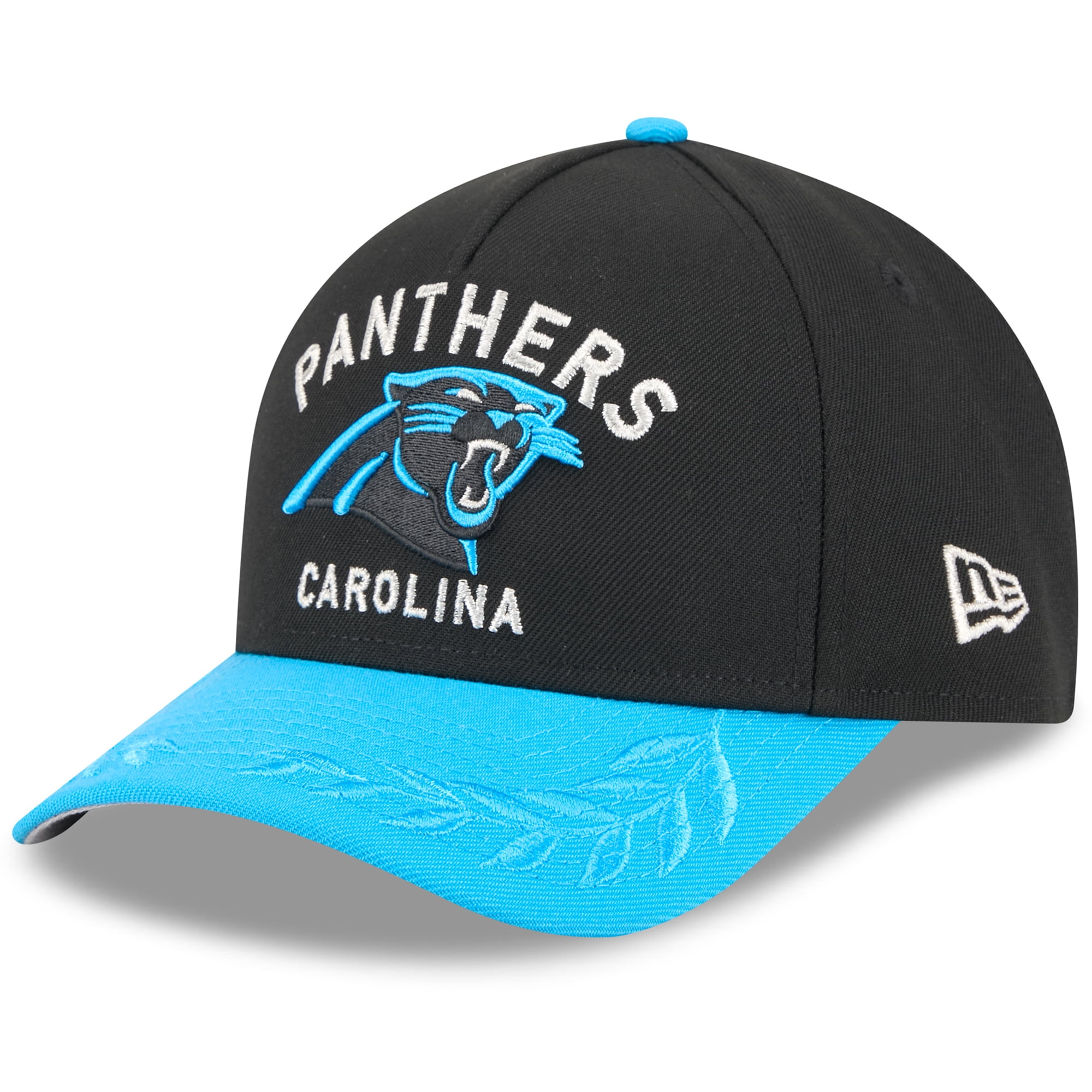Men's New Era Black/Blue Carolina Panthers 2025 NFL Draft 9FORTY A ...