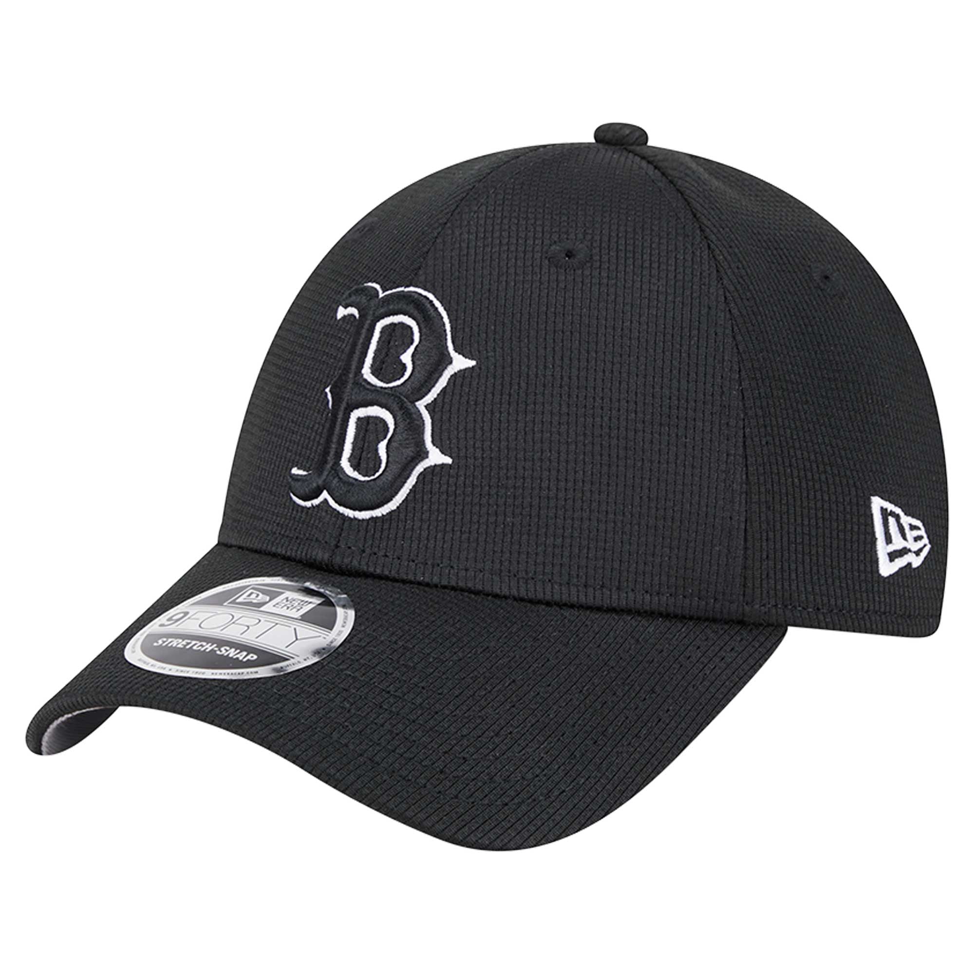 Men's New Era Black Boston Red Sox Pivot 9FORTY Adjustable Hat ...