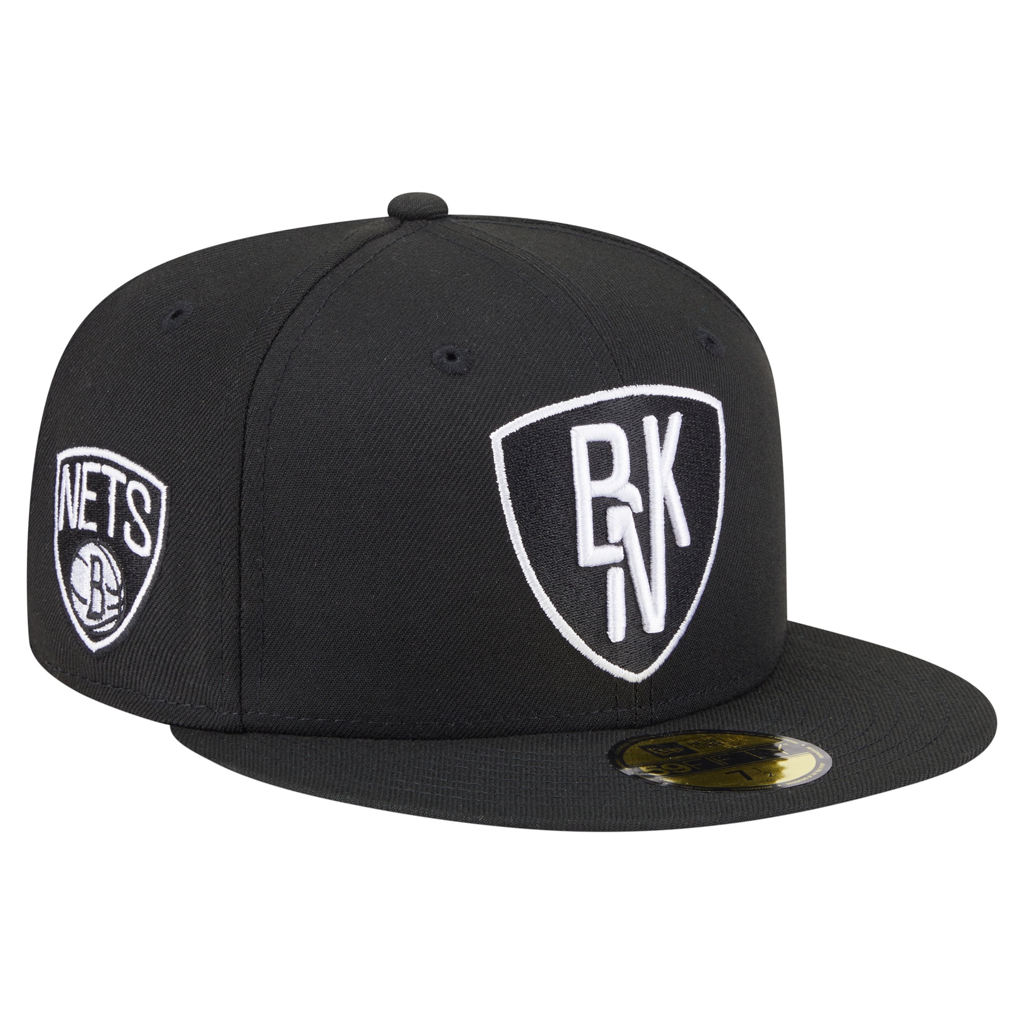 Men's New Era Black Brooklyn Nets Deceptor 59FIFTY Fitted Hat - Walmart.com