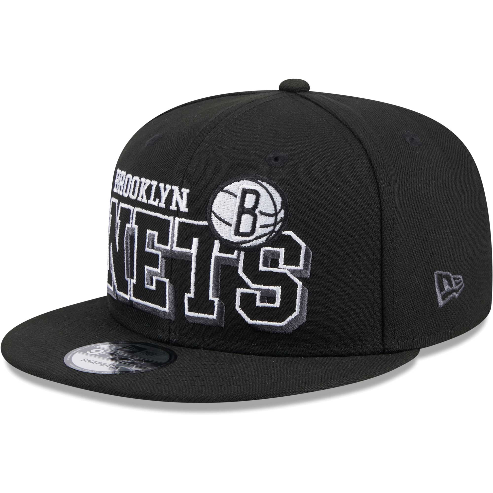 Men's New Era Black Brooklyn Nets Gameday 9FIFTY Snapback Hat - Walmart.com