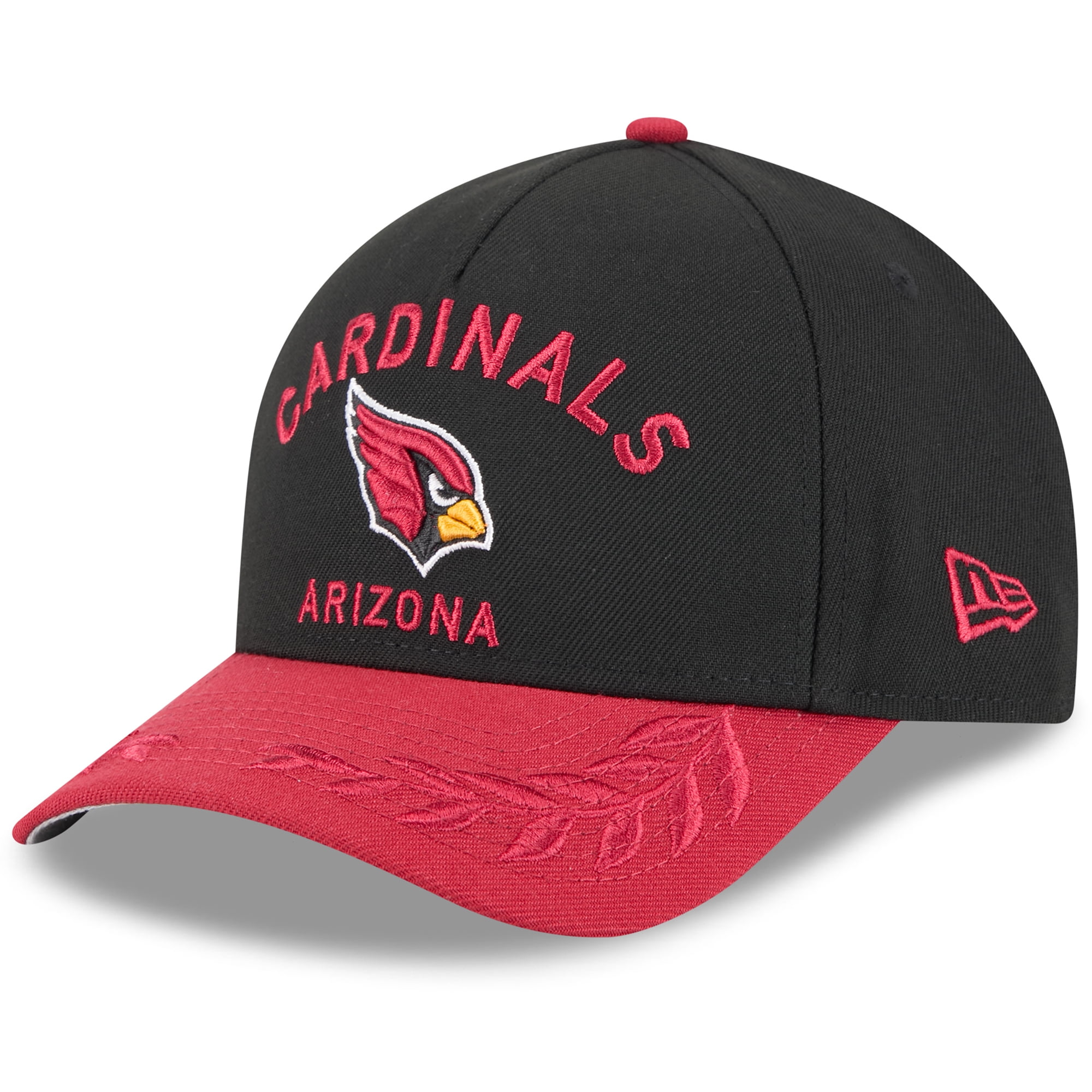 Men's New Era Black/Cardinal Arizona Cardinals 2025 NFL Draft 9FORTY A ...