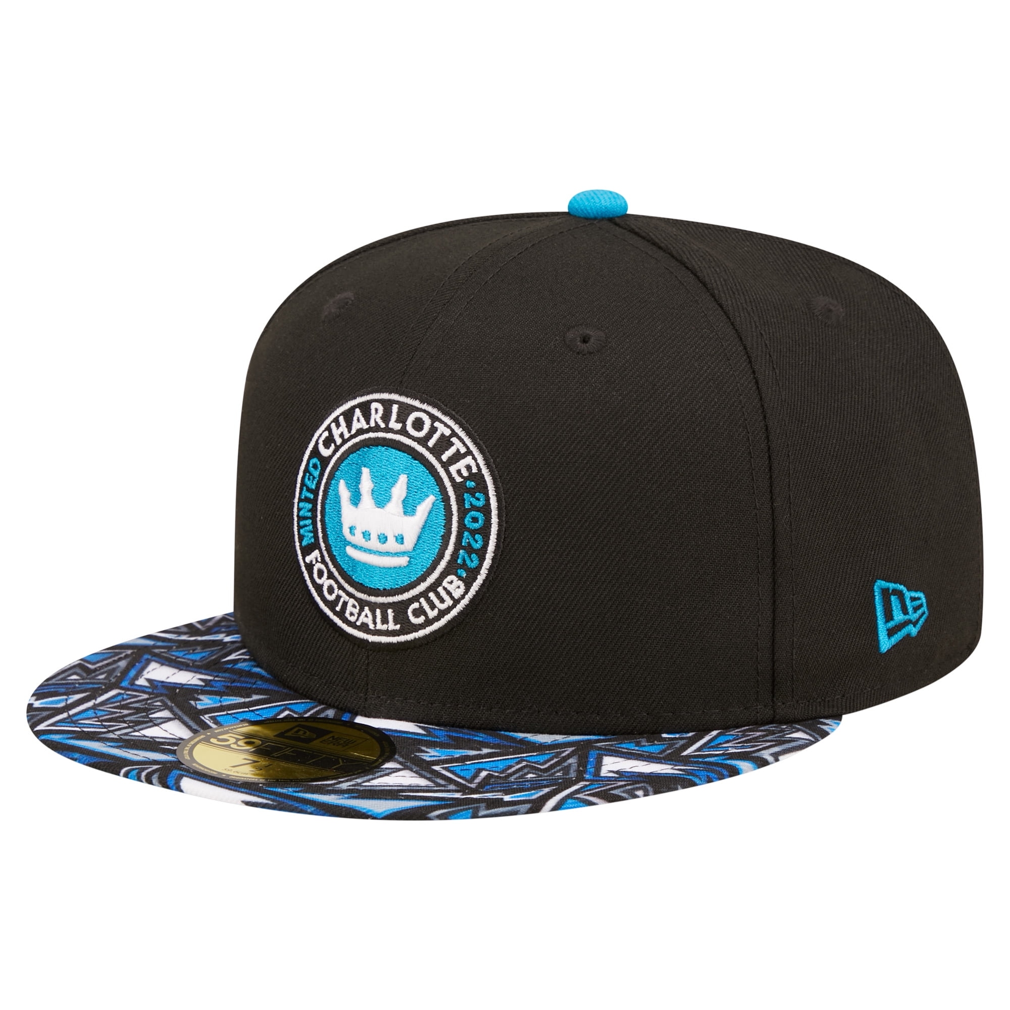 Men's New Era Black Charlotte FC Element Tech Pack 59FIFTY Fitted Hat ...