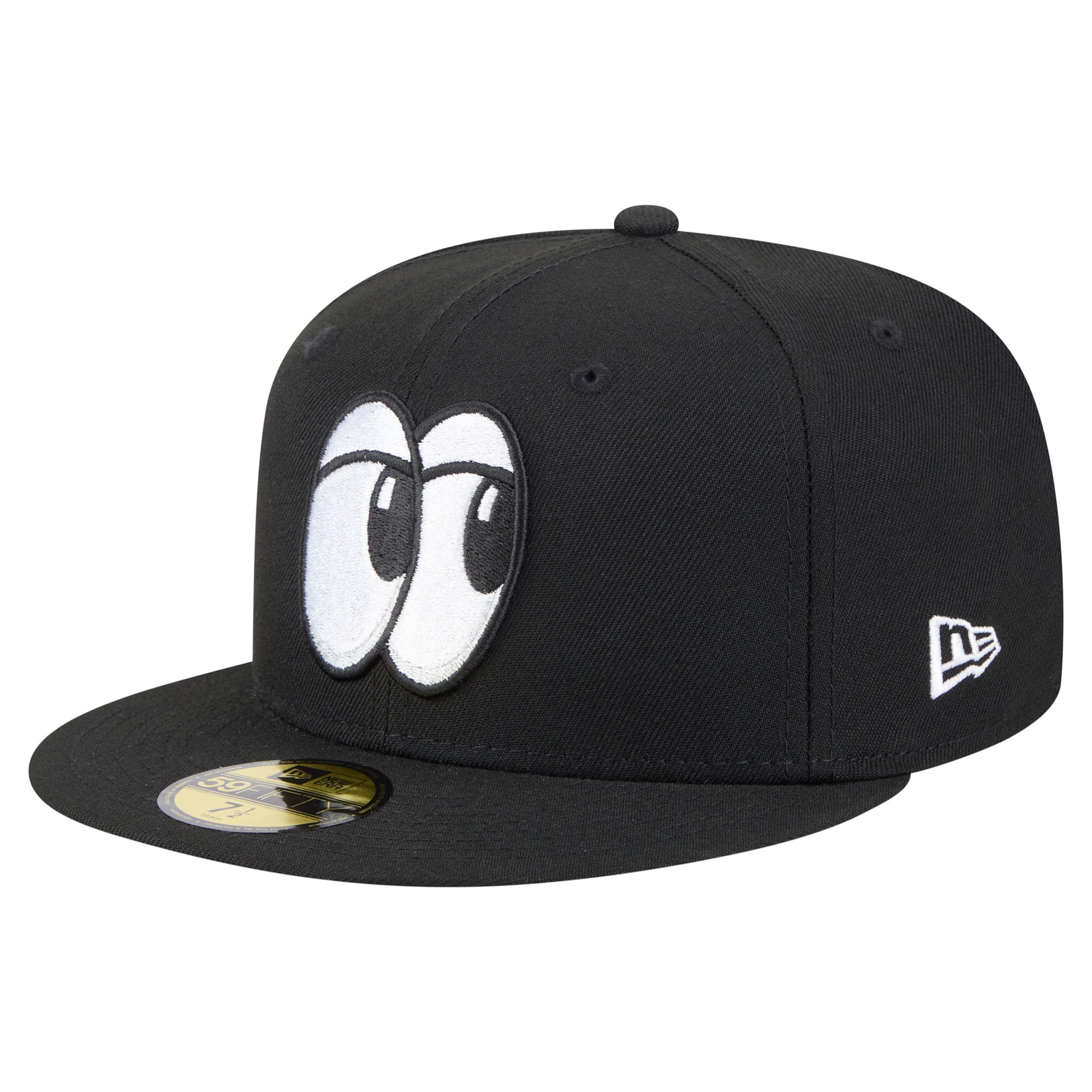 Men's-New Era Black Chattanooga Lookouts Authentic Collection 59FIFTY ...