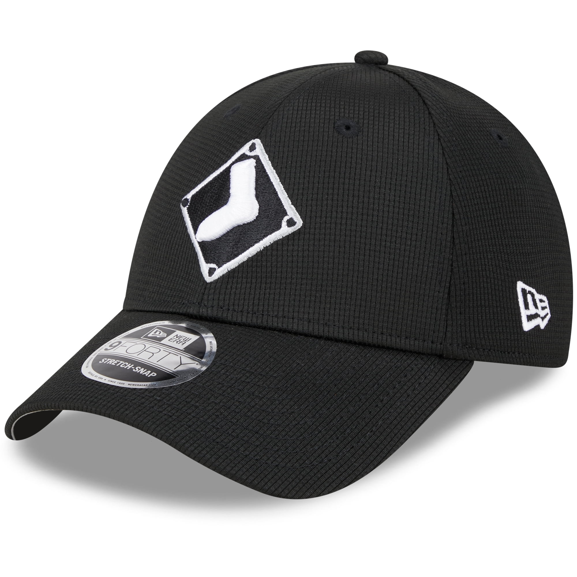 Men's New Era Black Chicago White Sox 2025 Batting Practice 9FORTY ...