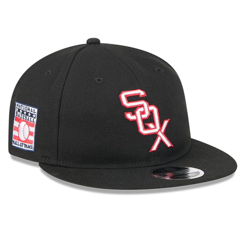 Men's New Era Black Chicago White Sox Baseball Hall of Fame Retro Crown ...