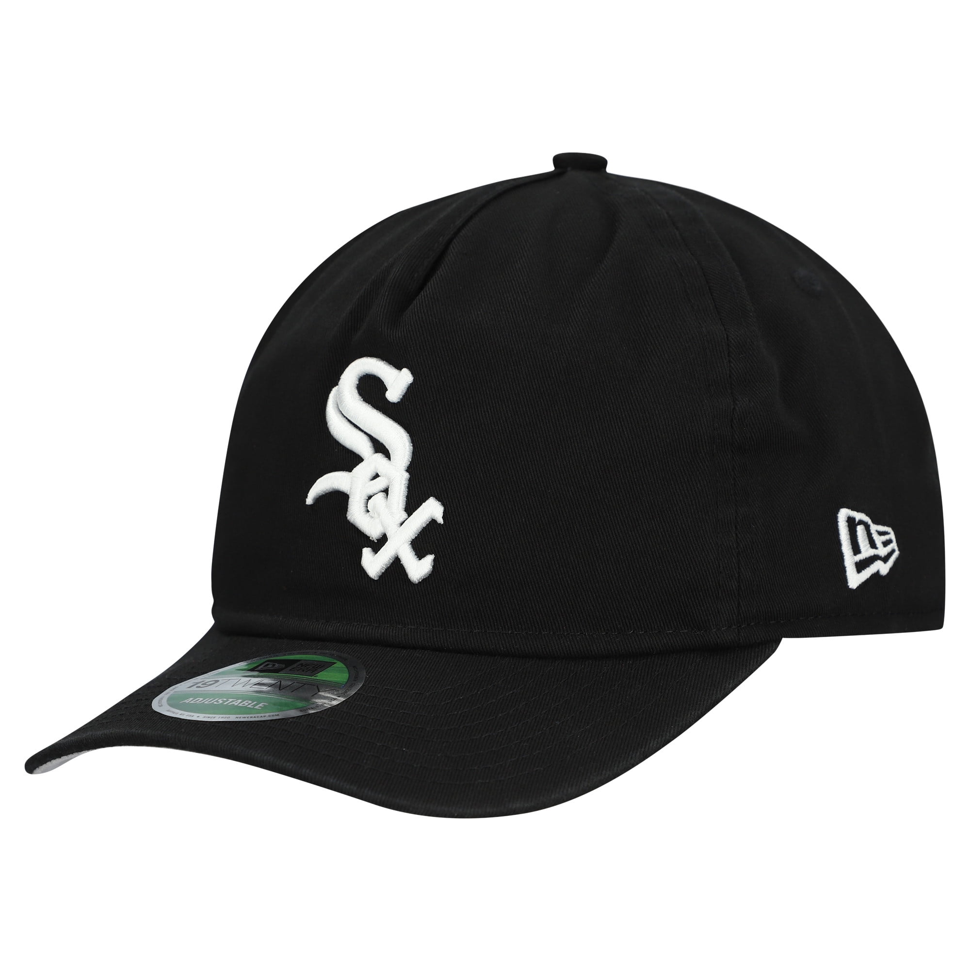 Men's New Era Black Chicago White Sox Team 19TWENTY Adjustable Hat ...