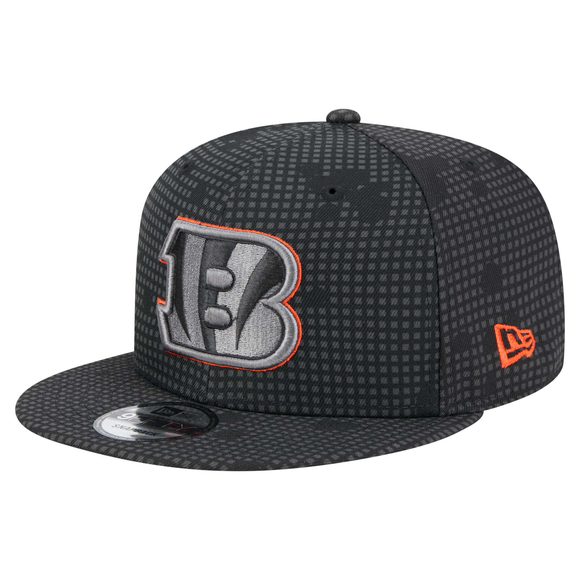 Men's New Era Black Cincinnati Bengals Midnight Ink Pop Outline 9FIFTY ...