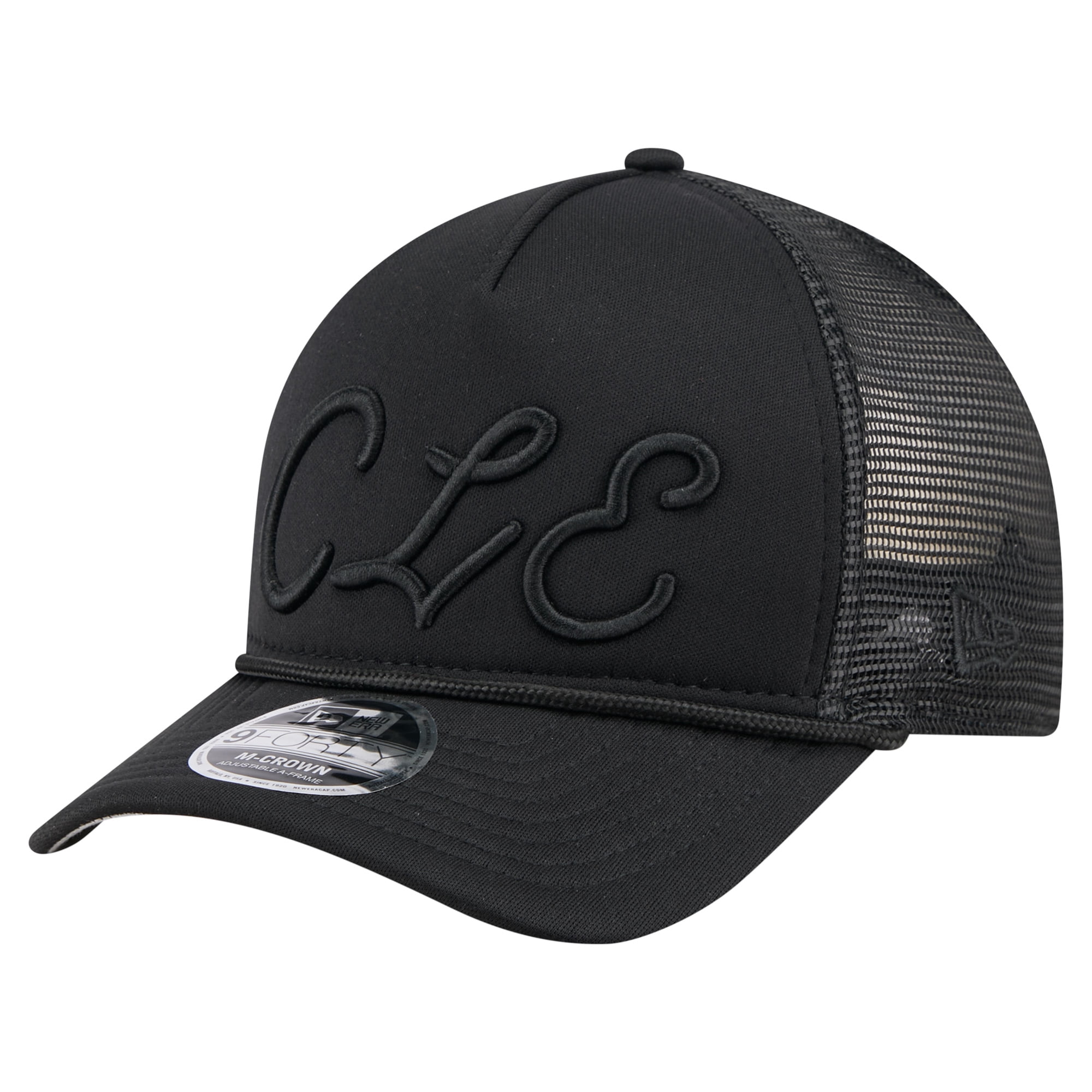 Men's New Era Black Cleveland Guardians City Initial 9FORTY A-Frame M ...