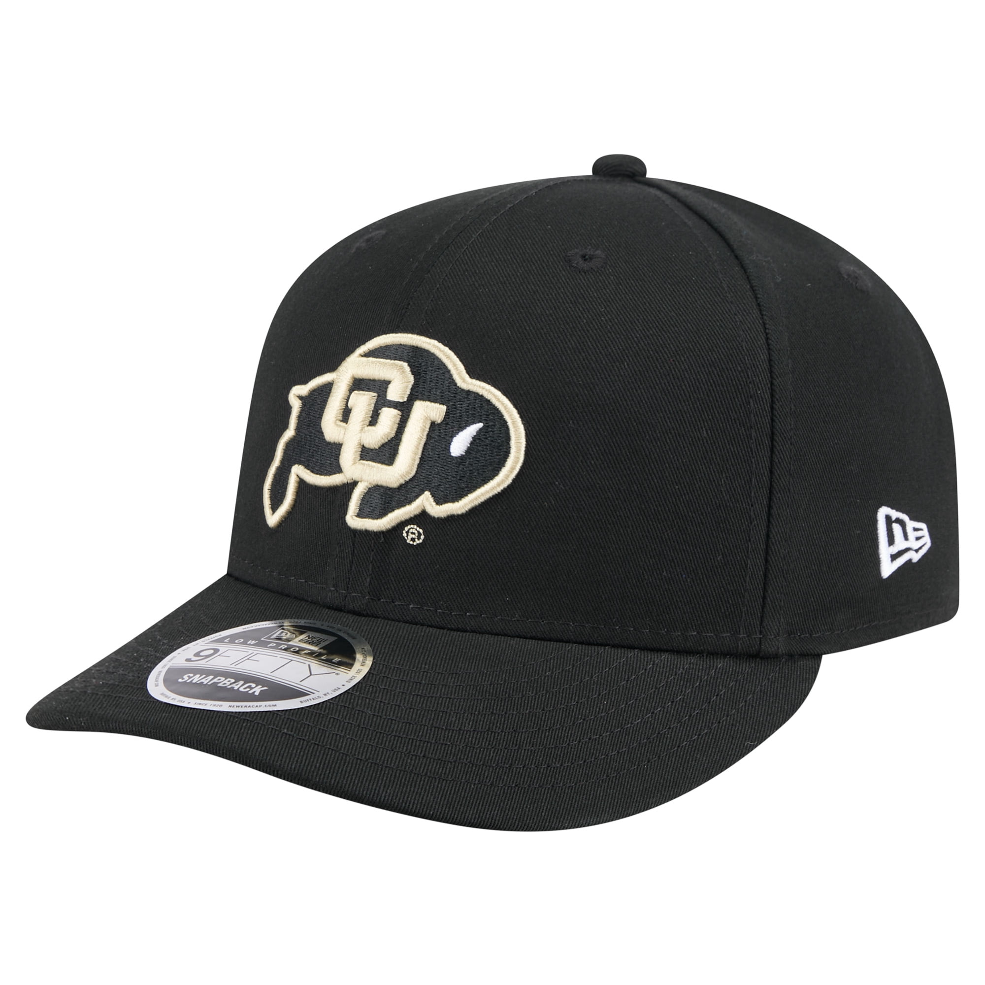 Men's-New Era Black Colorado Buffaloes Low Profile 9FIFTY Snapback Hat ...