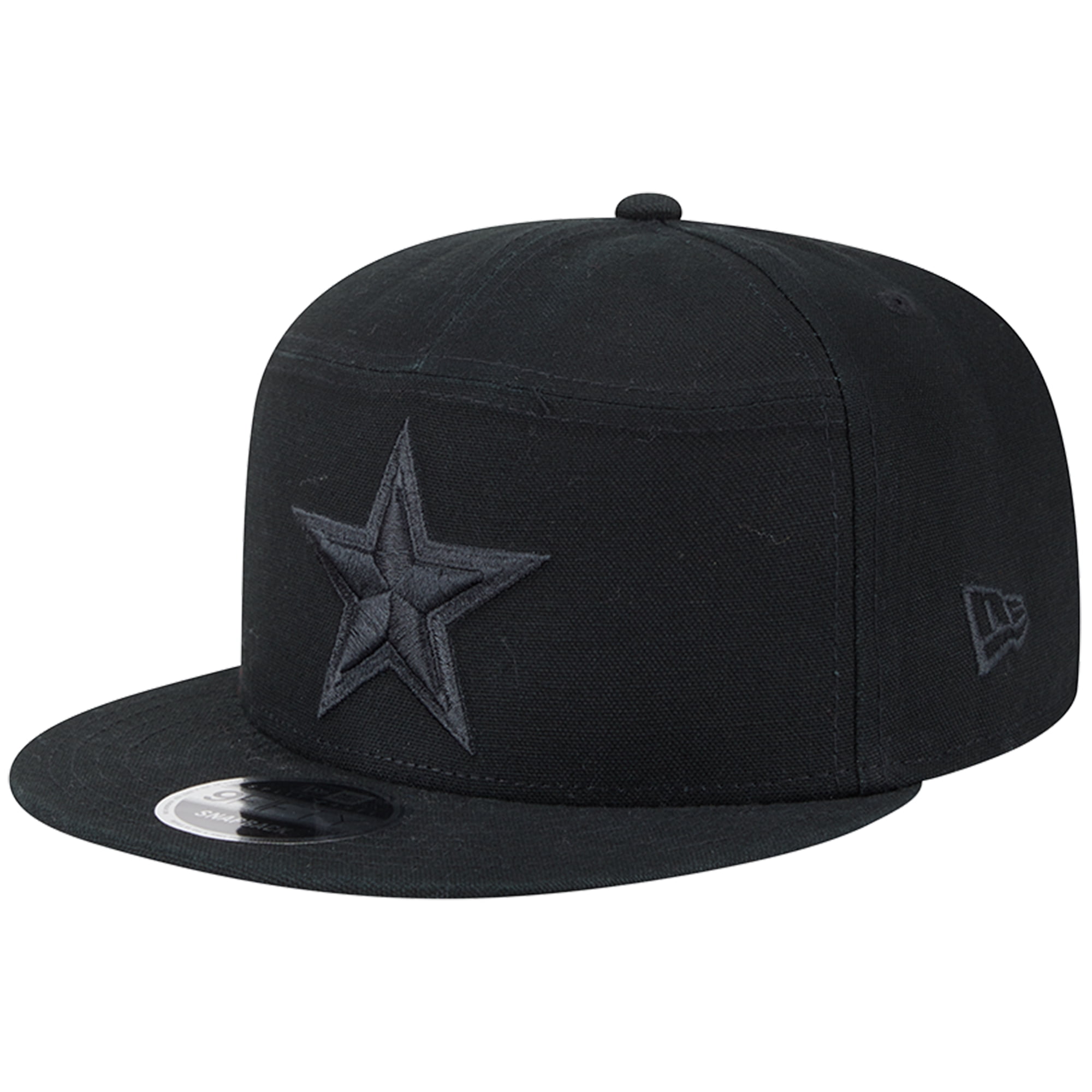 Men's New Era Black Dallas Cowboys Adventure Canvas Split Panel 9FIFTY ...