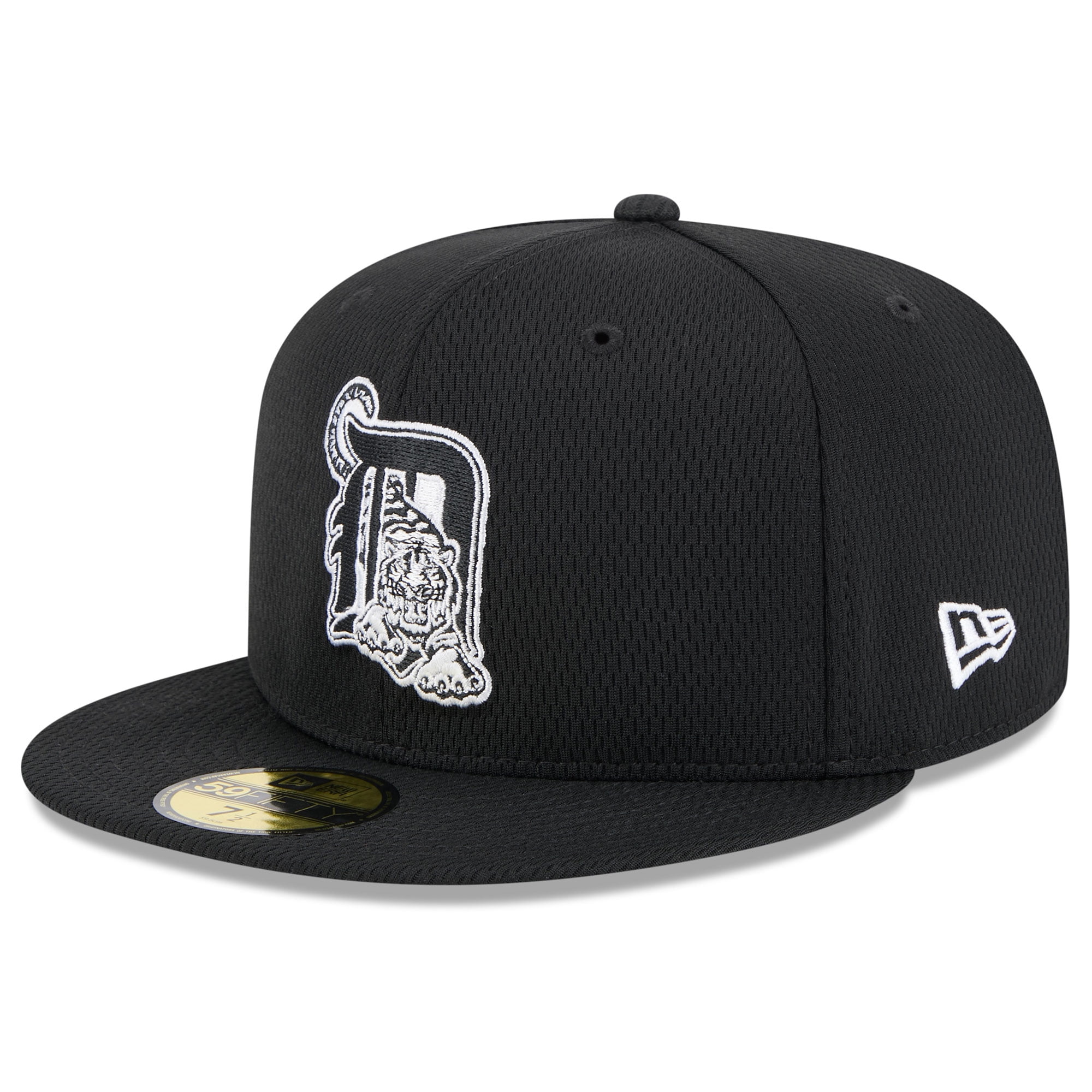 Men's New Era Black Detroit Tigers 2025 MLB Clubhouse 59FIFTY Fitted ...