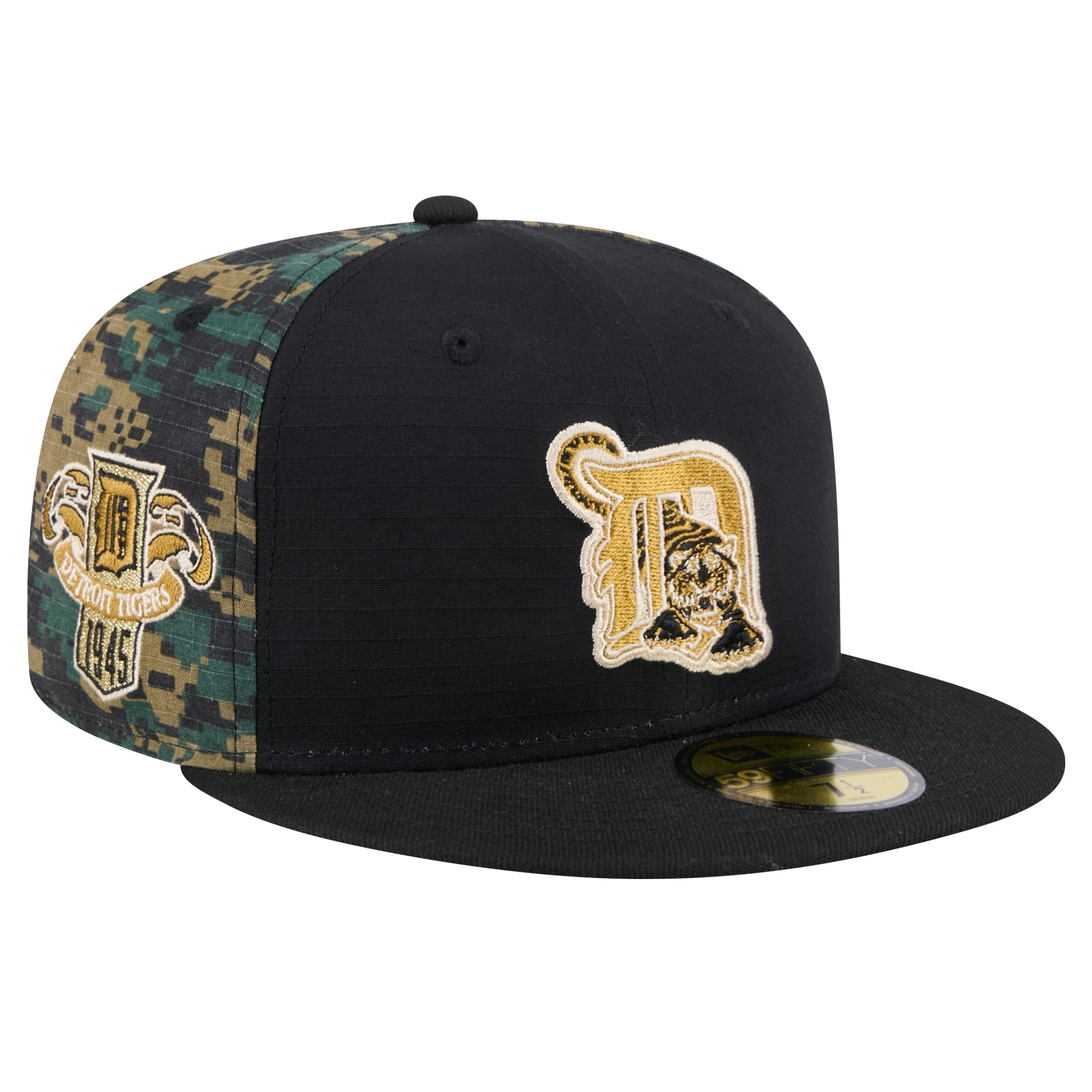 Men's New Era Black Detroit Tigers Digi Camo 59FIFTY Fitted Hat ...