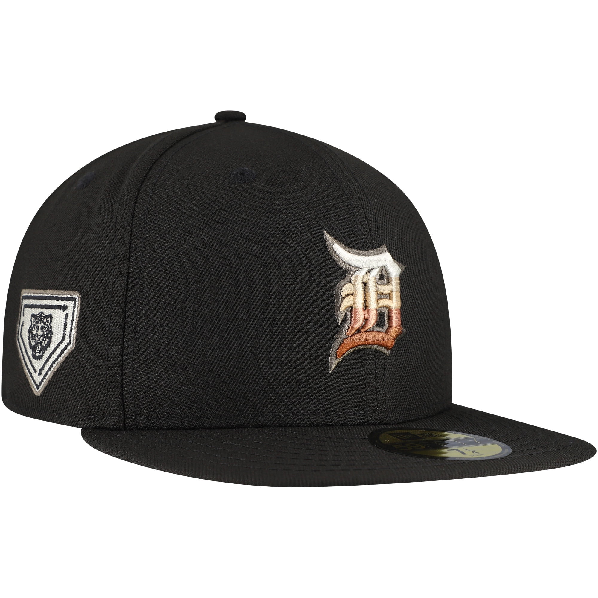 Men's New Era Black Detroit Tigers Dune Gradient Side Patch 59FIFTY ...