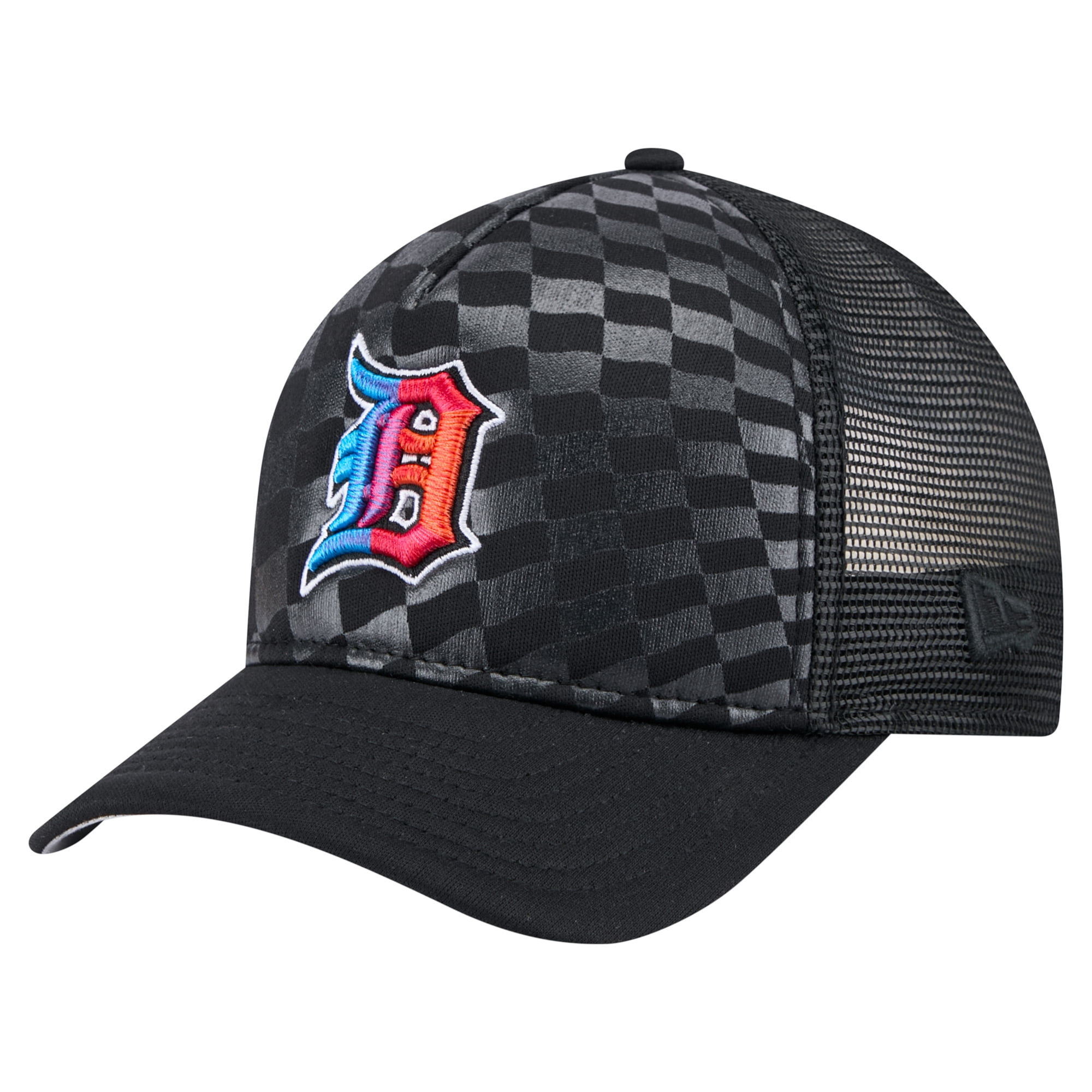 Men's New Era Black Detroit Tigers Gradient 9FORTY A-Frame M-Crown ...