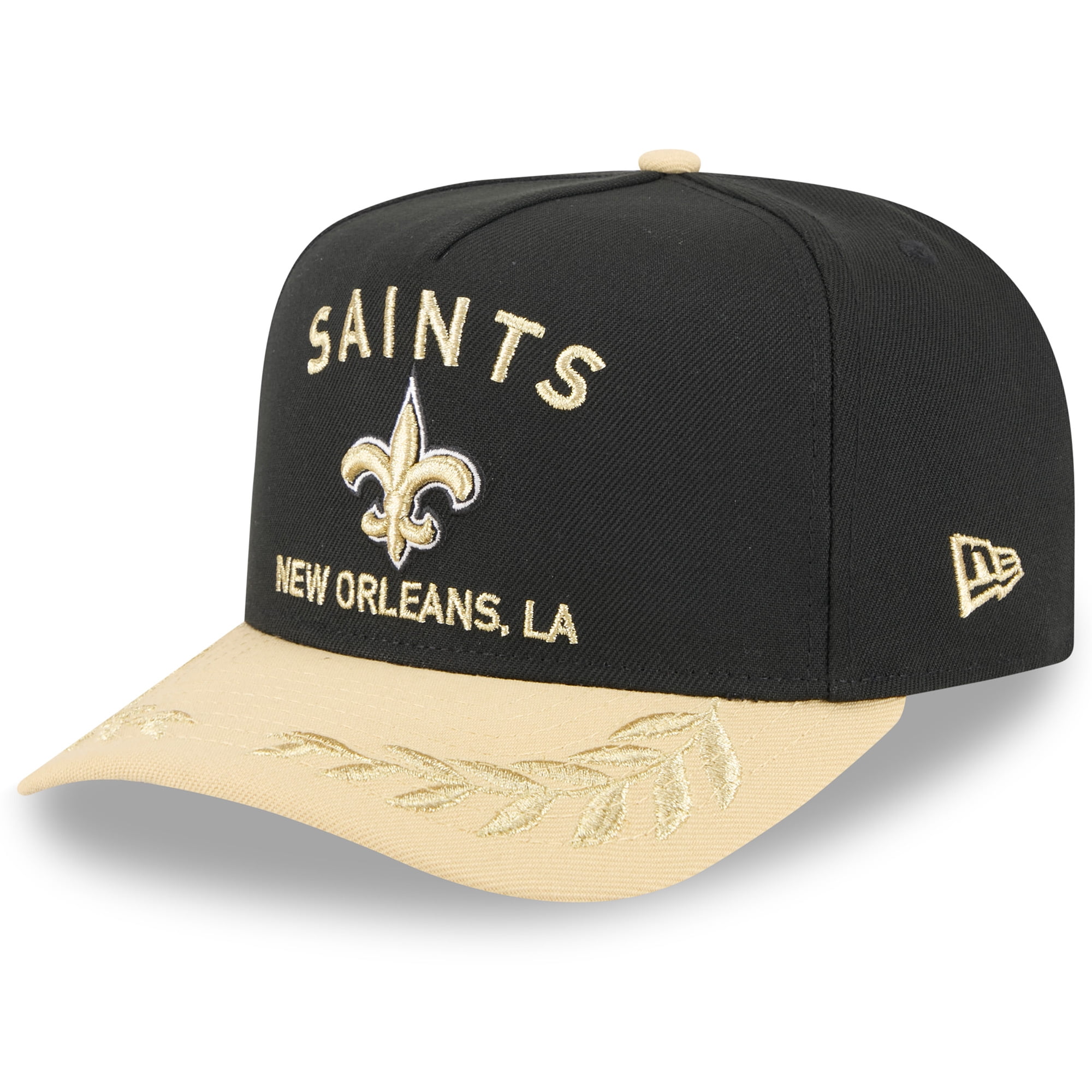 Men's New Era Black/Gold New Orleans Saints 2025 NFL Draft A-Frame ...