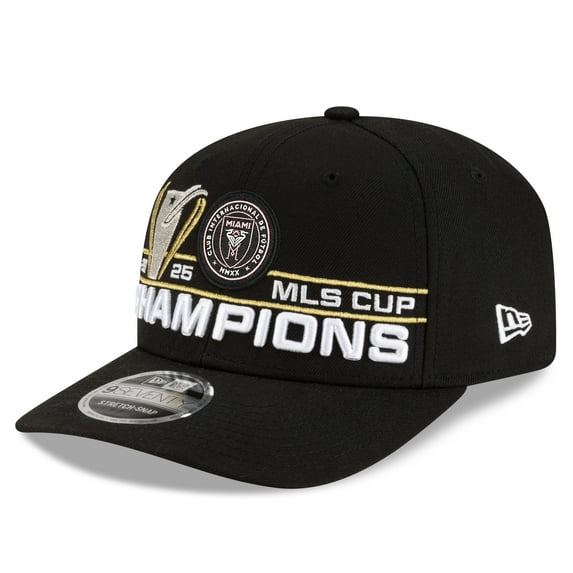 Men's New Era Black Inter Miami CF 2025 MLS Cup Champions Locker Room ...