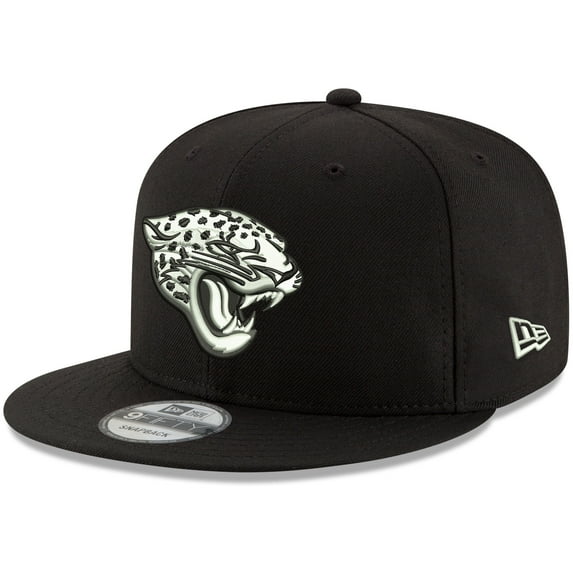 Men's New Era Black Jacksonville Jaguars B-Dub 9FIFTY Adjustable Hat ...