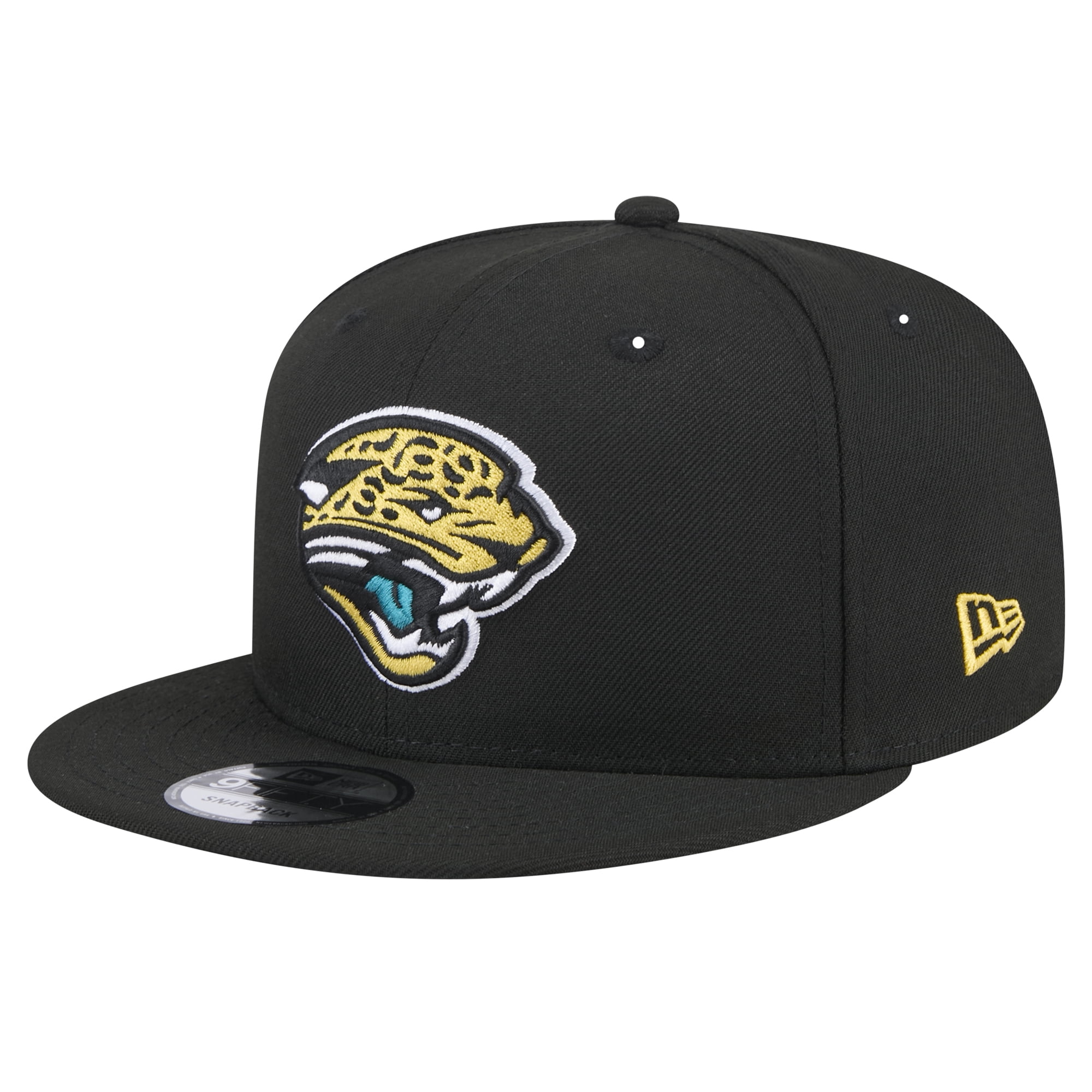 Men's New Era Black Jacksonville Jaguars Throwback Logo Standard 9FIFTY ...